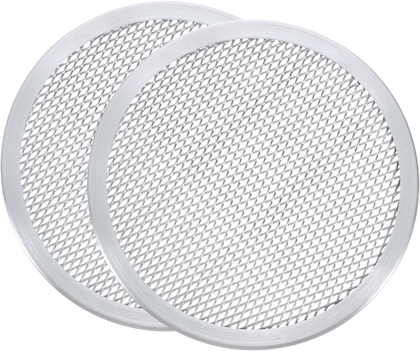 sourcing map 2 Pcs Pizza Screen, 9" Restaurant-Grade Aluminum Round ...