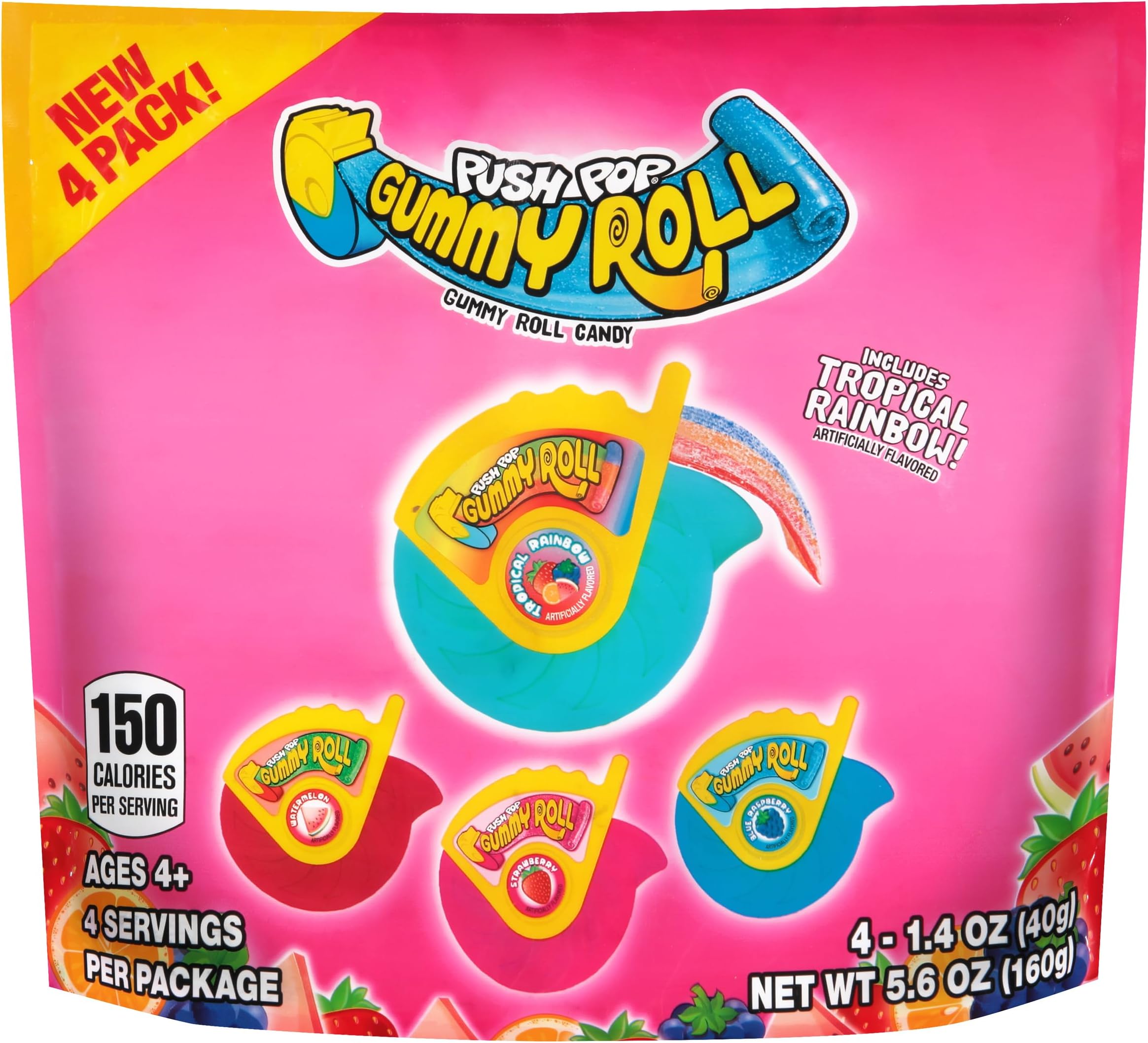 Amazon.com: Push Pop Freezer Pops - Ice Popsicles Individually Wrapped ...