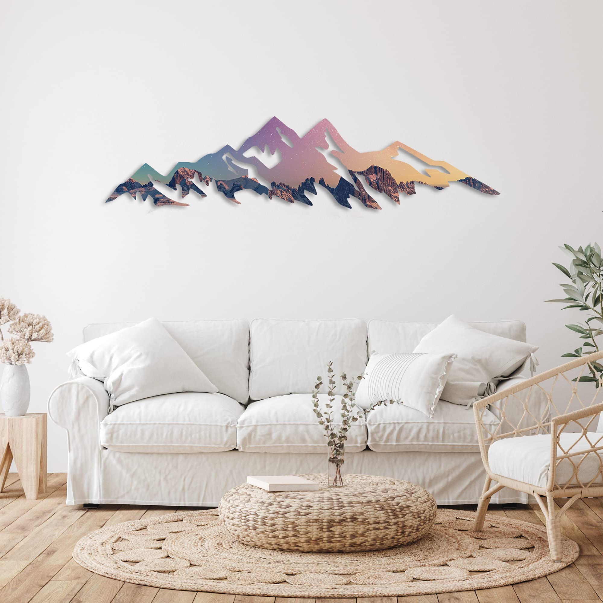 Amazon.com: METALPLEX Space Mountain Metal Wall Art - Durable And Rust-free Indoor & Outdoor ...