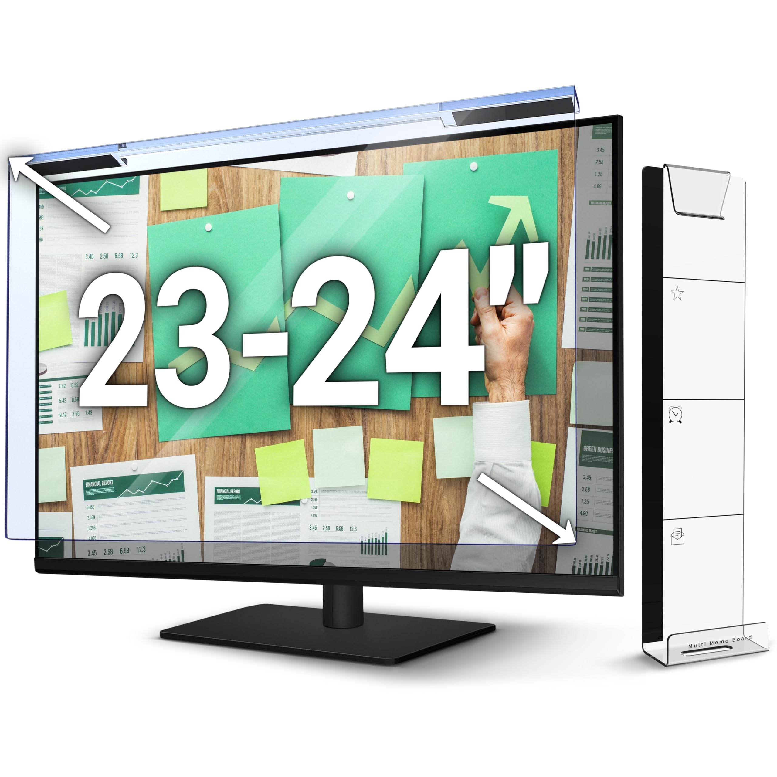 Amazon.com: VINTEZ Blue Light Blocking Screen Protector Panel for 23 ...