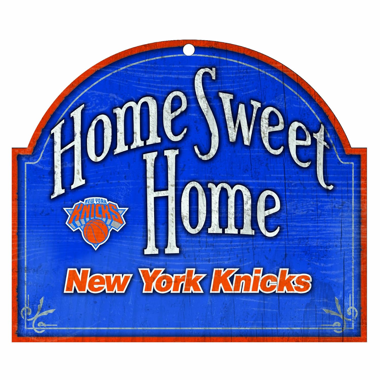 NBA York Knicks 10-By-11 Arch Wood Sign : Amazon.in: Home & Kitchen