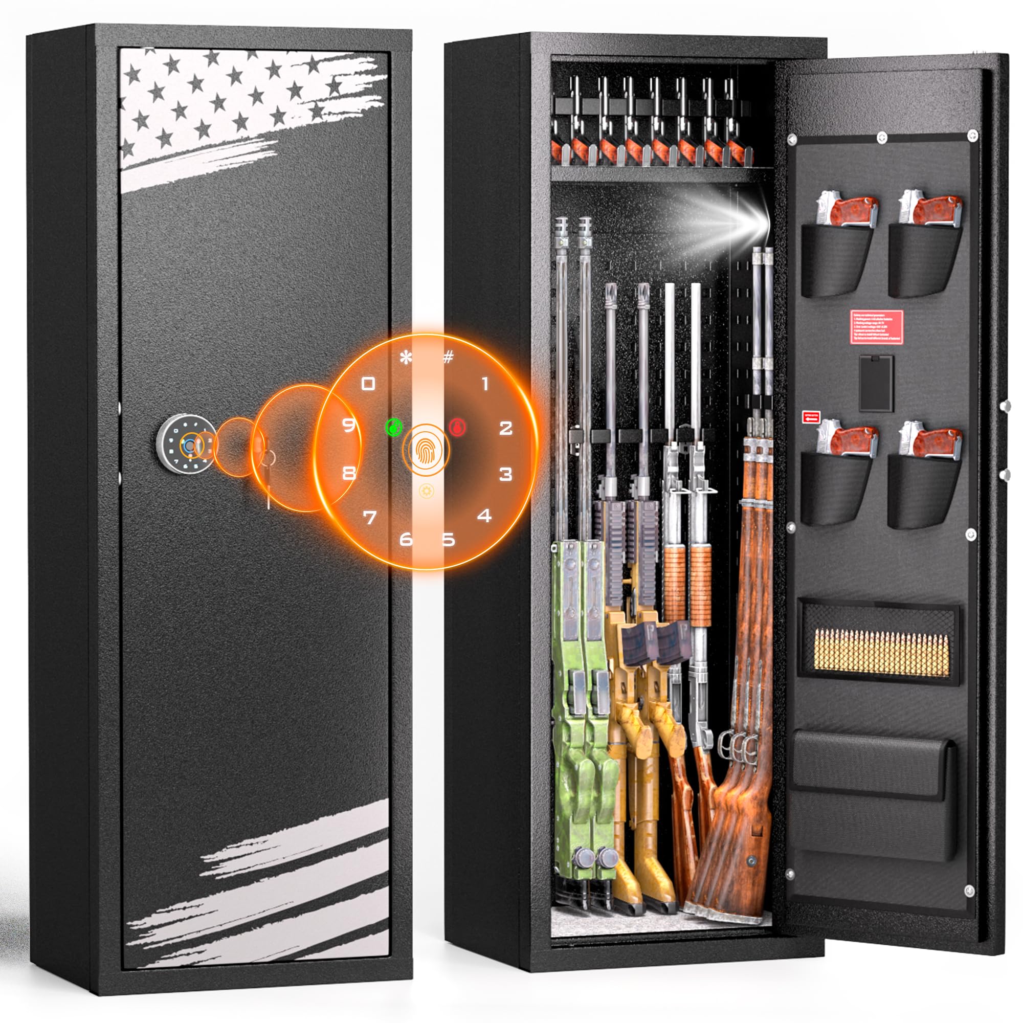 Amazon.com: Pataku 10-12 Rifle Gun Safe for Home Rifle and Pistols, Gun ...