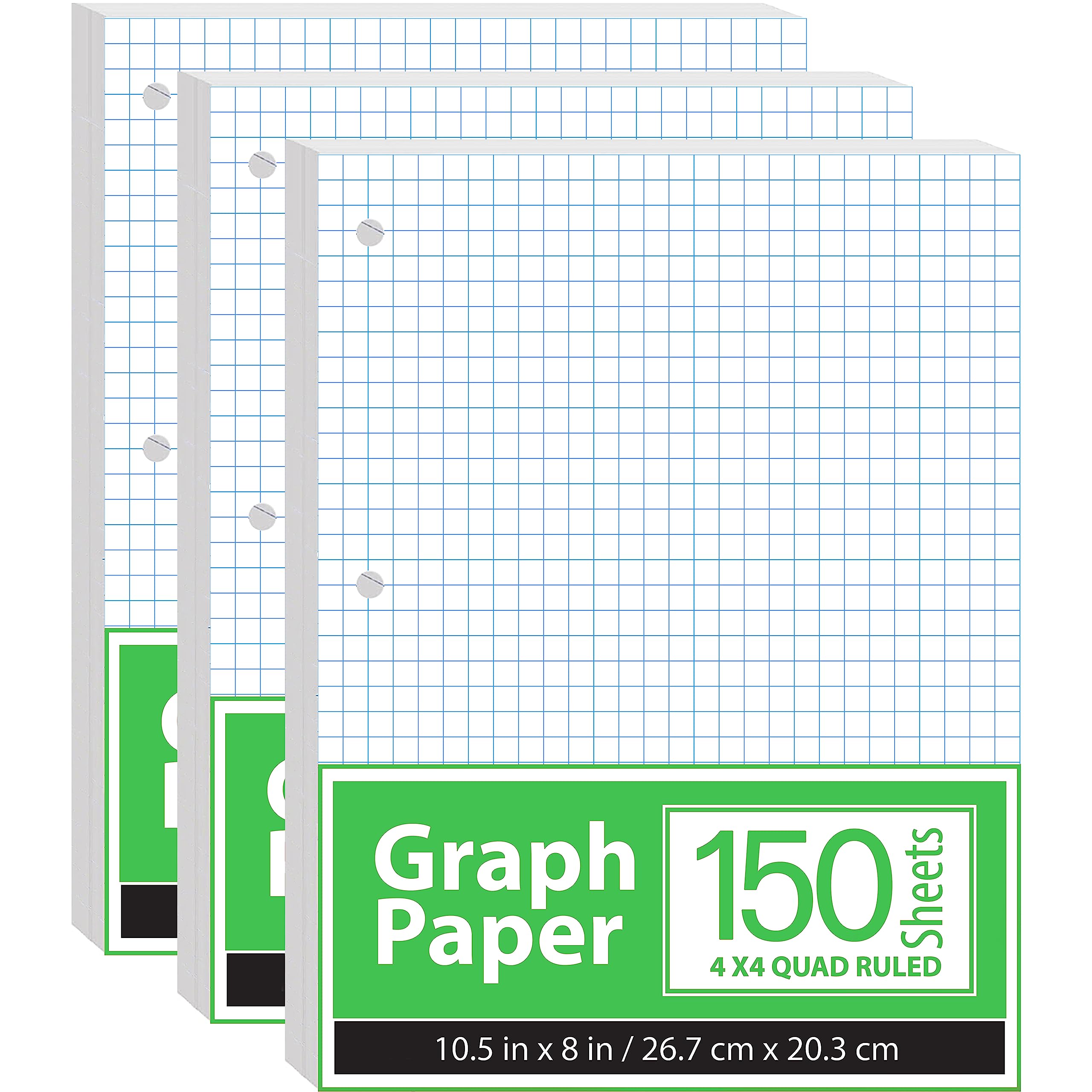 Snapklik.com : Graph Paper, Loose Leaf Graph Paper, 5 X 5 Squares Per ...