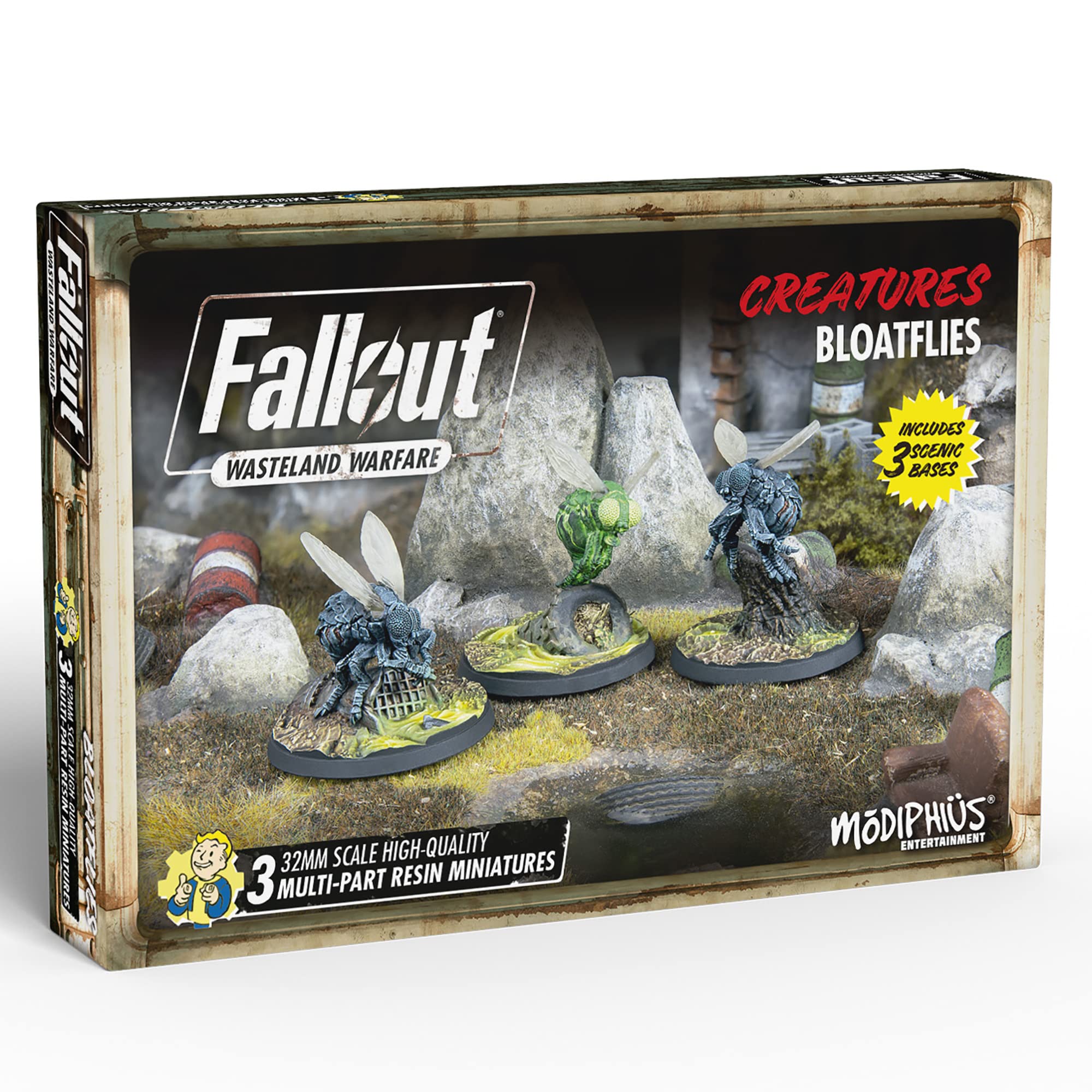 Amazon.com: Modiphius Fallout Wasteland Warfare: Creatures Bloatflies ...
