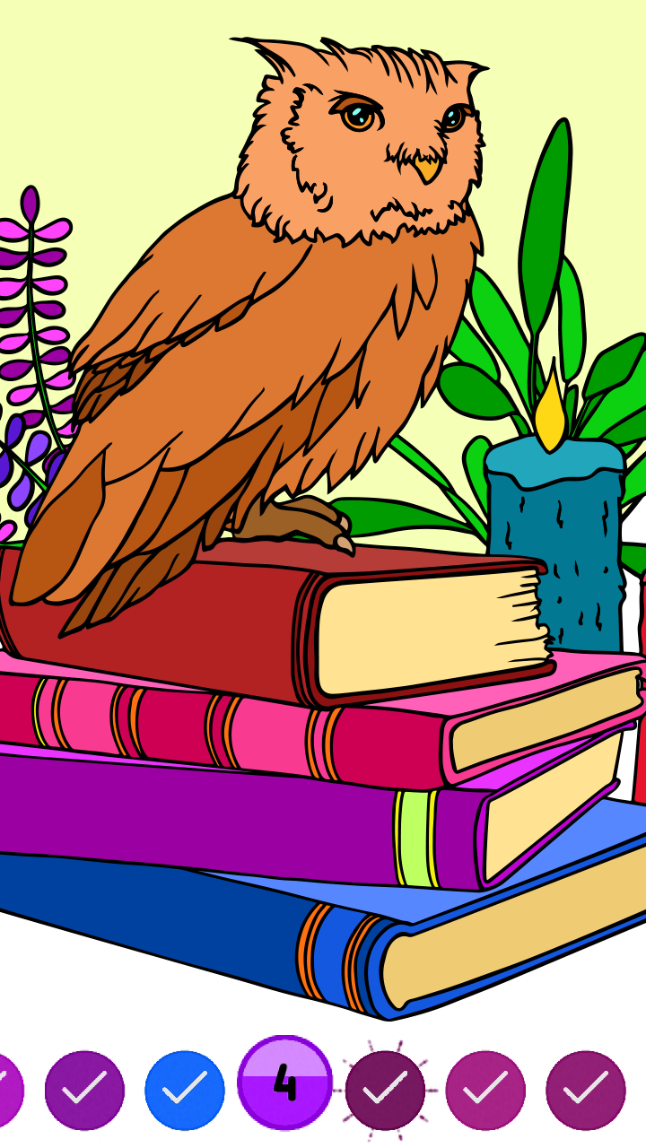 Owl Coloring: Birds Color By Number Book - App on Amazon Appstore