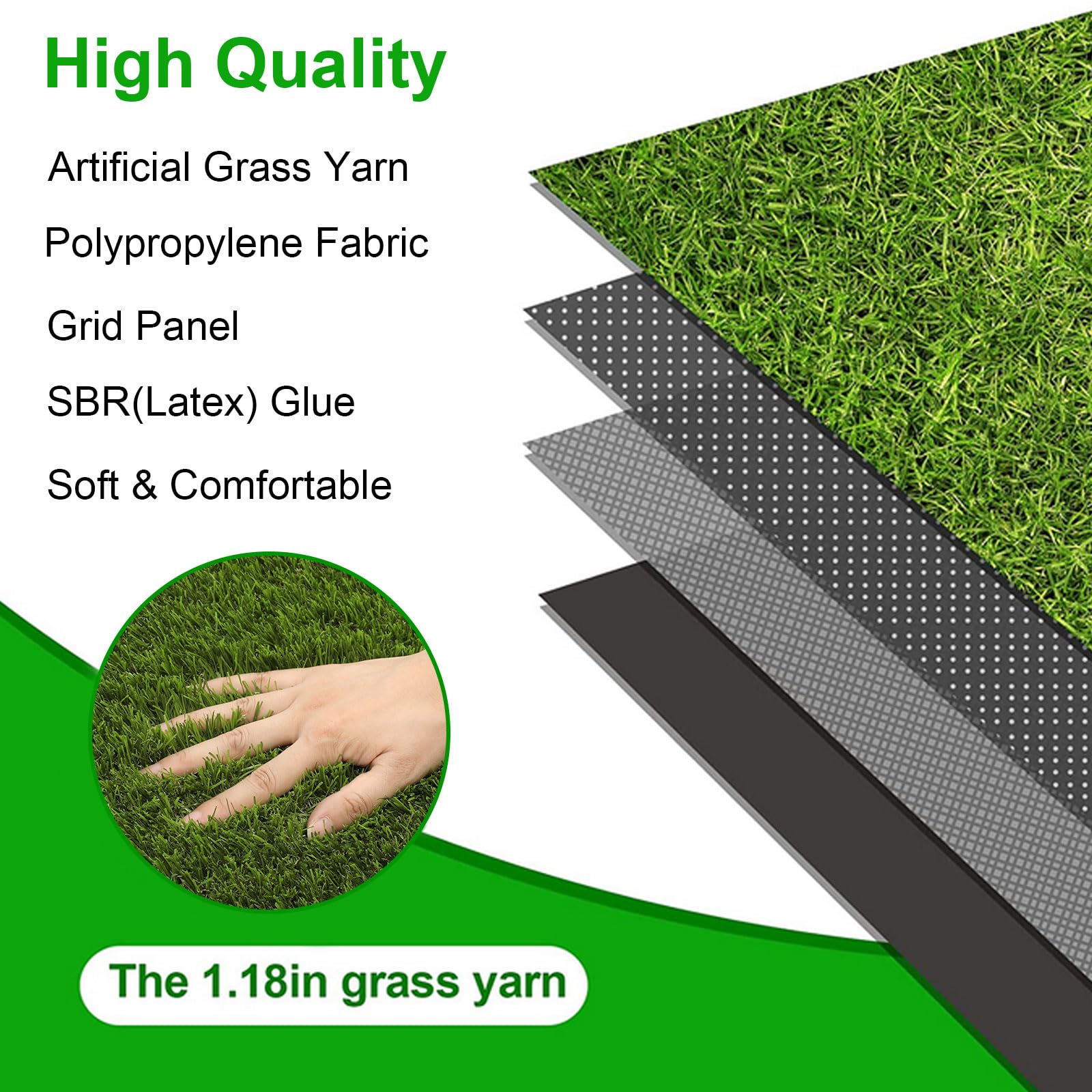 Snapklik.com : SHACOS Artificial Grass Pad For Dogs 2Pcs 16x20 Inches ...