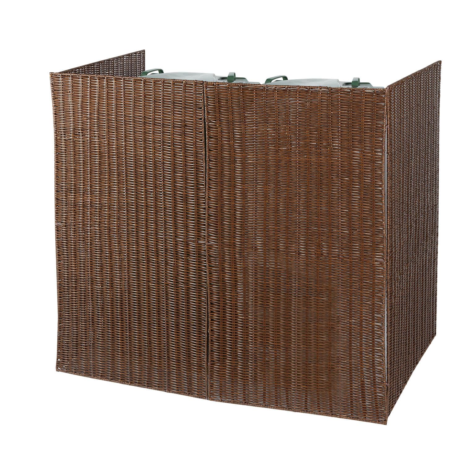 Willow Wheelie Bin Screen (Double Willow Wheelie Bin Screen) : Amazon ...