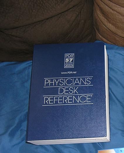Physicians' Desk Reference 2003 (Physicians' Desk Reference (Pdr)): Physicians' Desk Reference ...