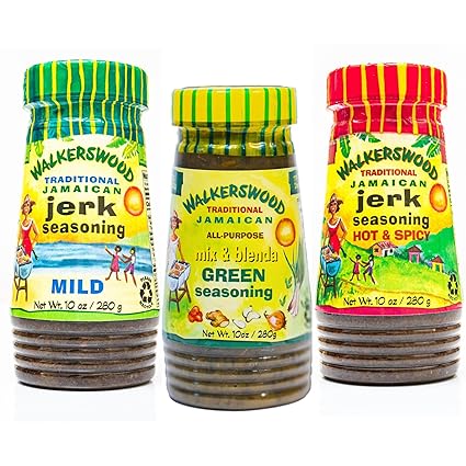 Amazon.com : Walkerswood Mix and Blenda Green Seasoning, 10 oz ...