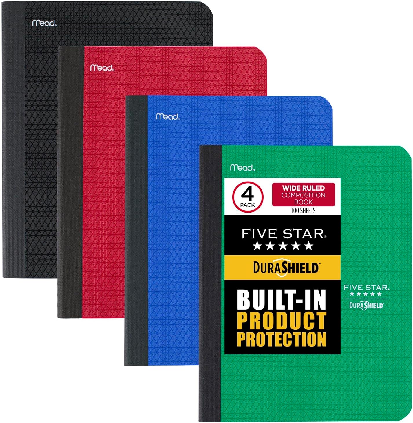 Amazon.com : Five Star Composition Notebook, College Ruled Comp Book ...