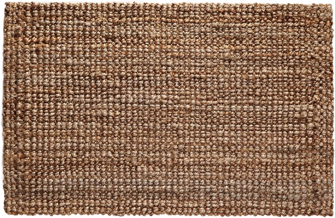 Amazon.com: nuLOOM 6x9 Rigo Jute Hand Woven Area Rug, Natural, Solid ...