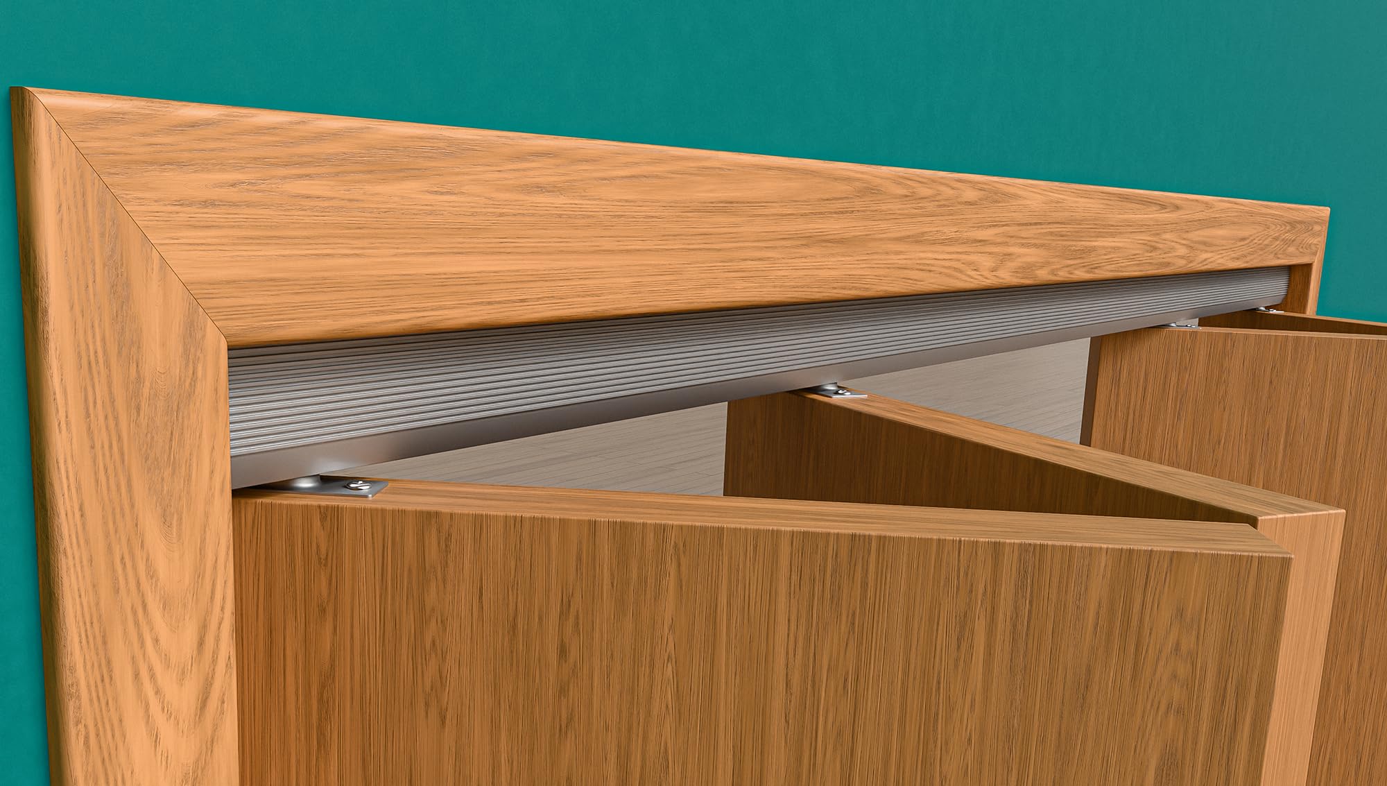 72 inch Bifold Door Hardware Kit, Bifold Door Track 72 inch for 4 Doors ...