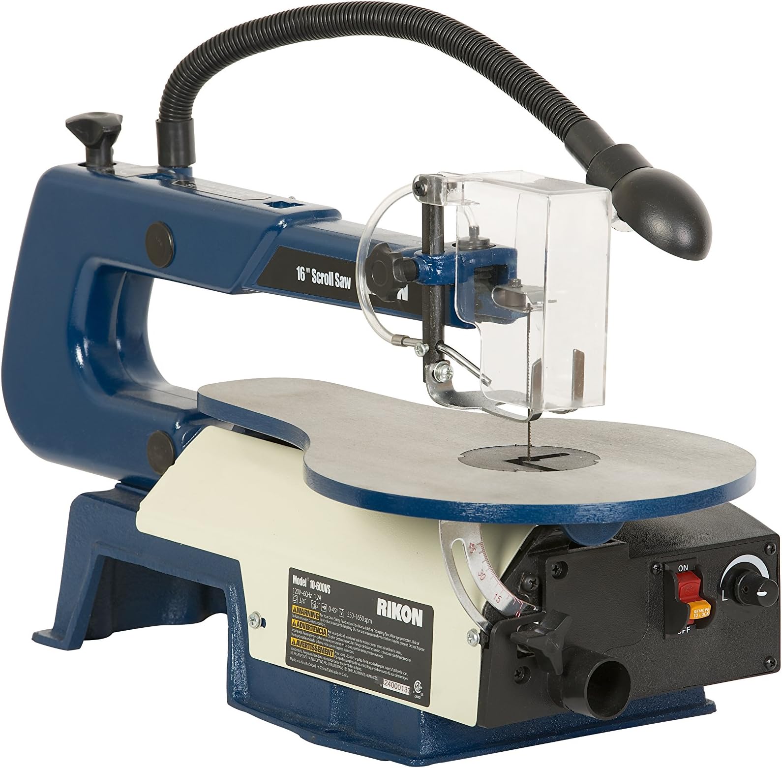 Amazon.com: Rikon 10-600VS Scroll Saw With Lamp, 16-Inch : Tools & Home ...