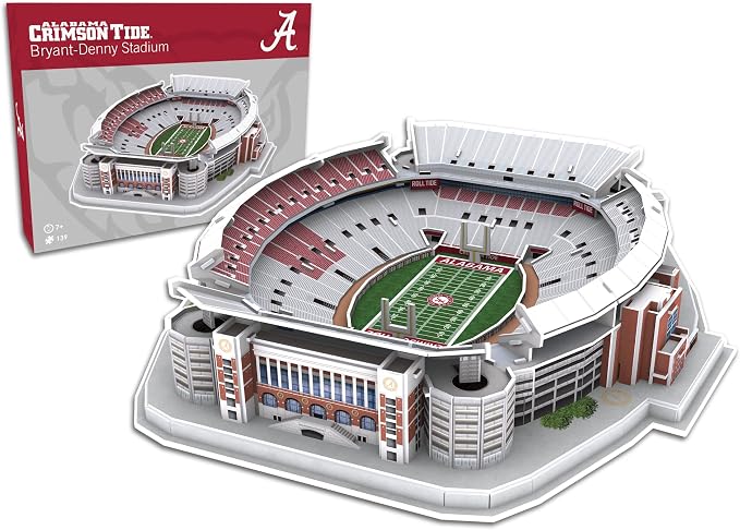 Amazon.com: Pro Lion 3D Jigsaw Puzzle Bryant-Denny Stadium Construction ...