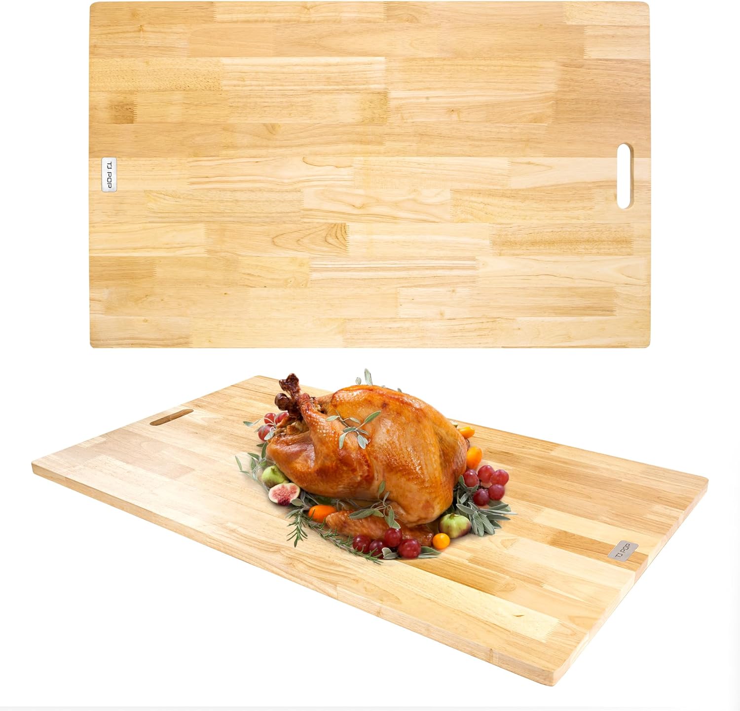 Amazon.com: Extra Large Wooden Cutting Board 36 x 22 Inch, Largest ...