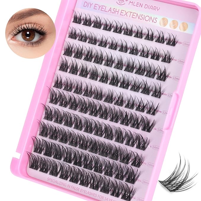 Amazon.com: Lash Clusters 100PCS Cluster Lashes Wispy Fluffy D Curl ...