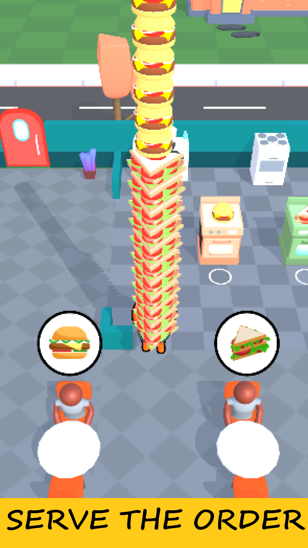Sandwich Idle Arcade Game - Idle Burger Sandwich Please Game - Burger ...