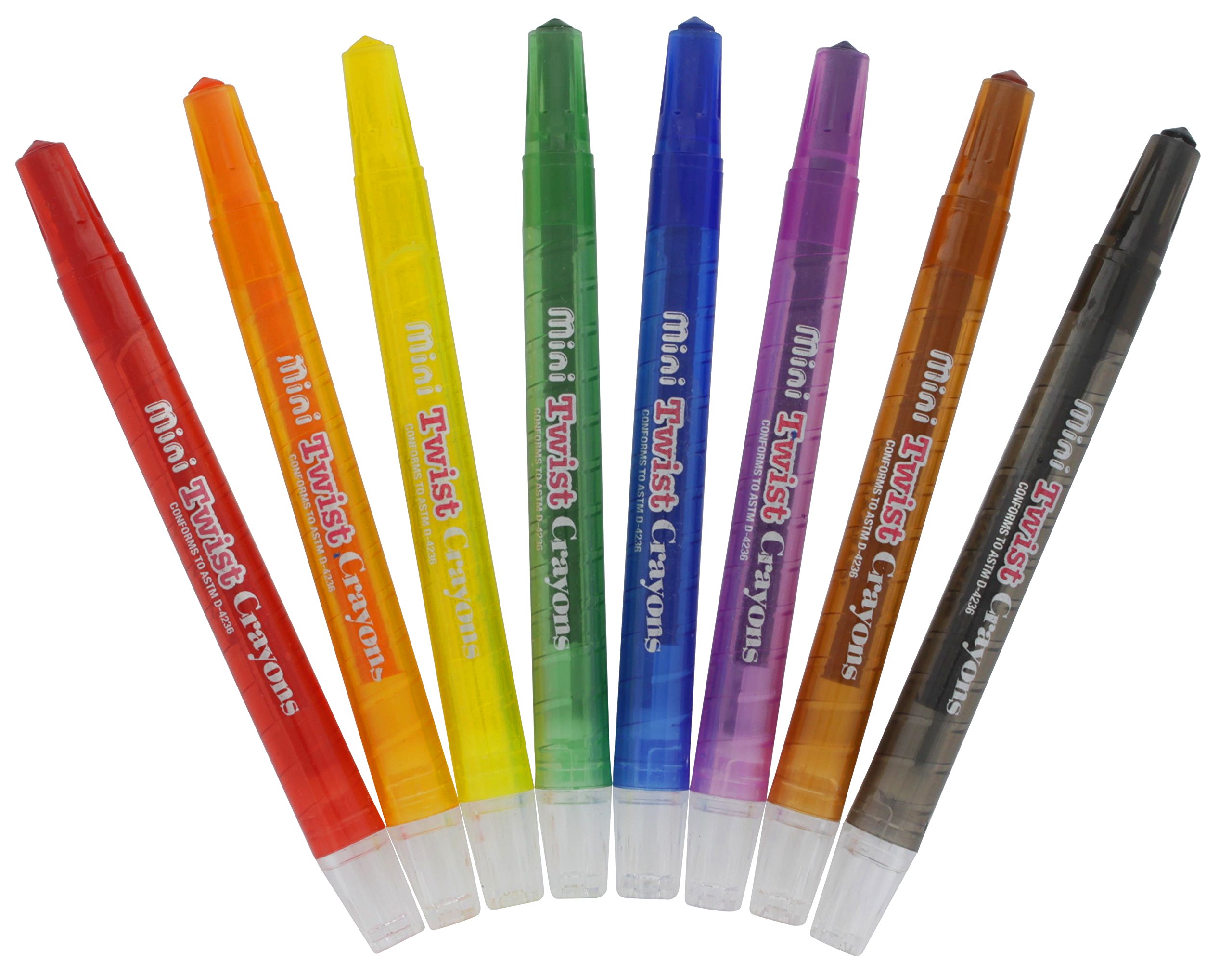 Amazon.com: RAM-PRO Mini Twistable Crayons Set - Kit Includes 8 Colors ...