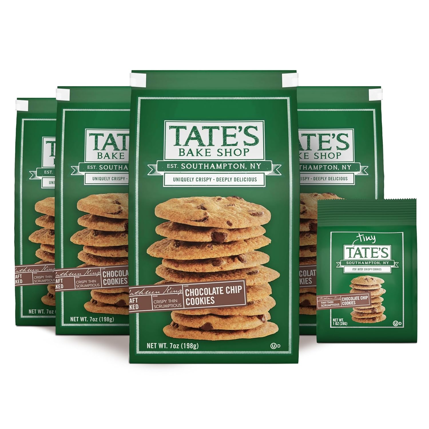 Amazon.com: Tate's Bake Shop Chocolate Chip Cookies and Tiny Tate's ...