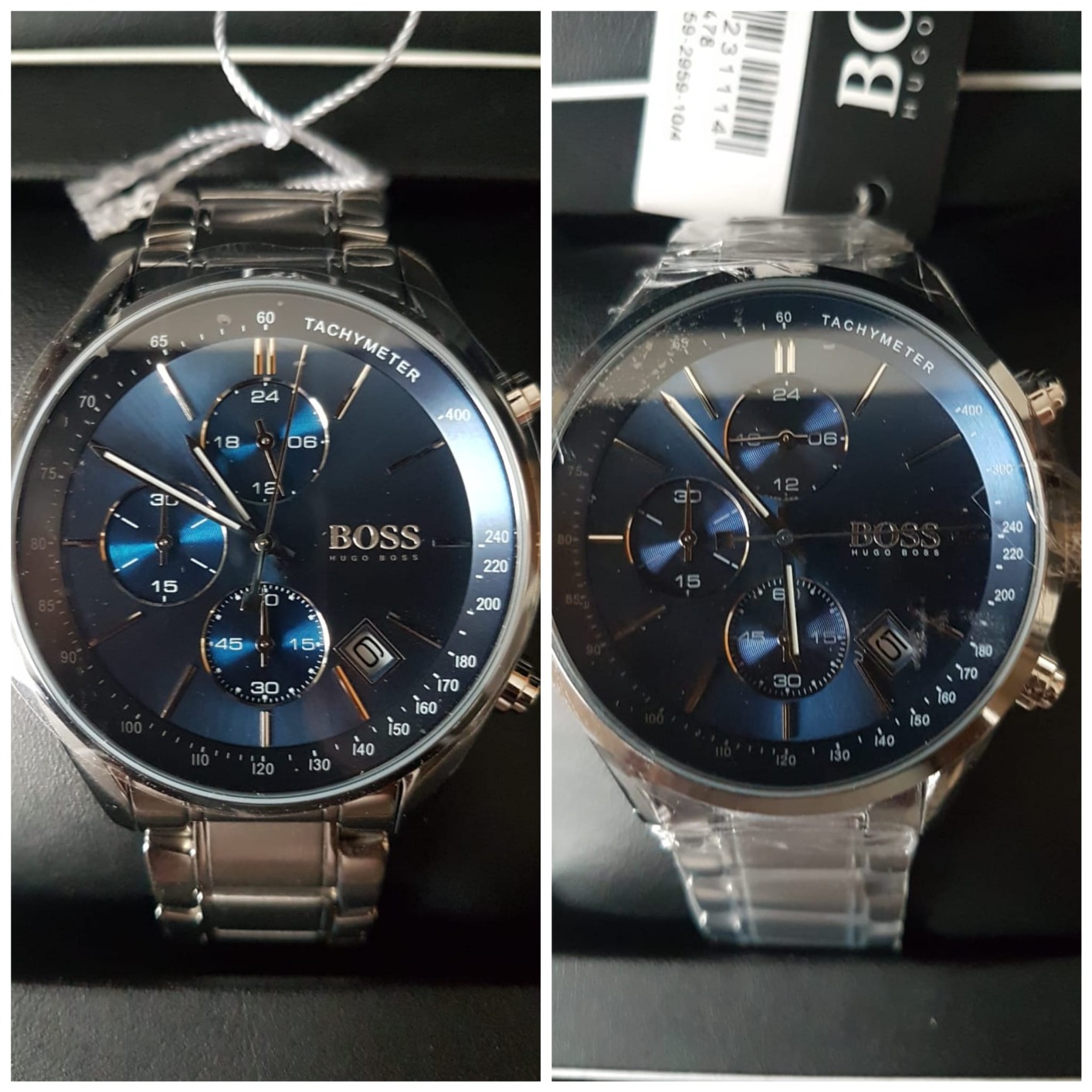 BOSS Men Watch, Steel/Blue, 44 mm : Amazon.co.uk: Fashion