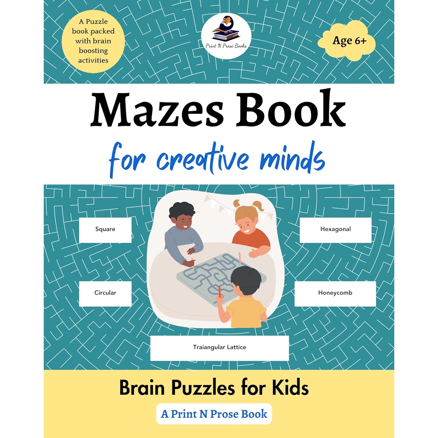 Amazon.com: Mazes Book for Creative Minds: Brain Puzzles for Kids ...