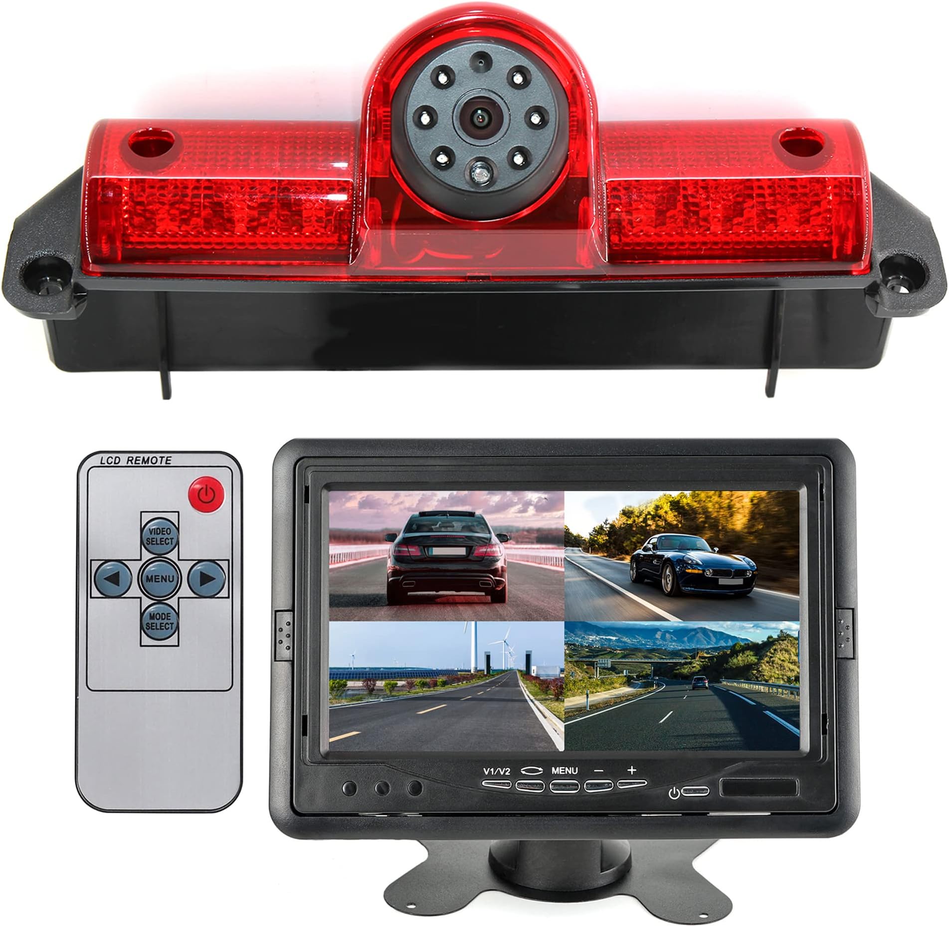 Amazon.com: EWAY 3rd Third Brake Light Backup Rear View Camera with 7 ...