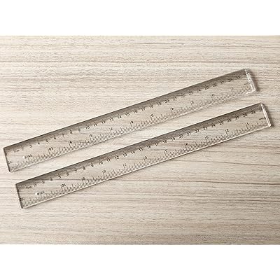 Clear Acrylic Ruler Set - 12 Inch Straight Rulers Philippines | Ubuy
