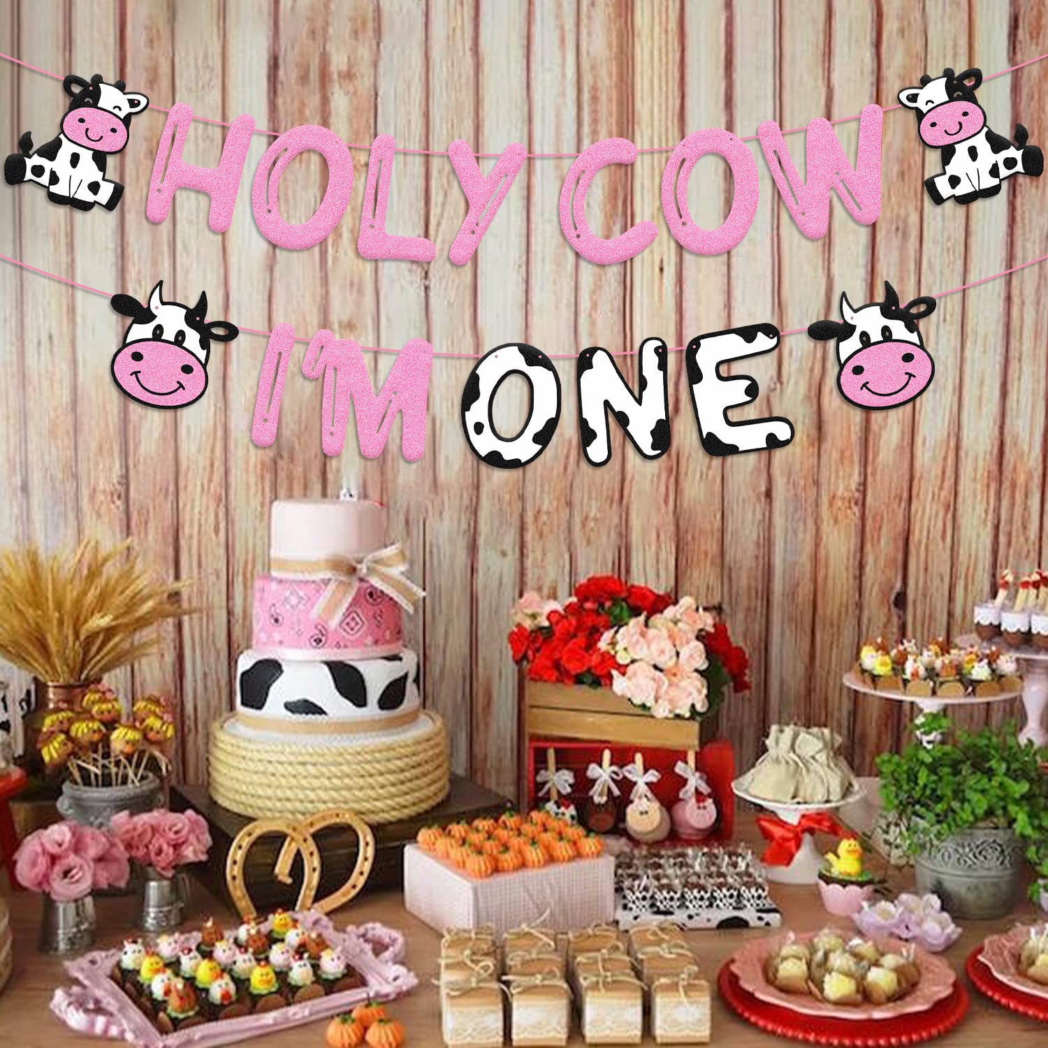 Terrific Holy Cow I M One Birthday Cake Pictures