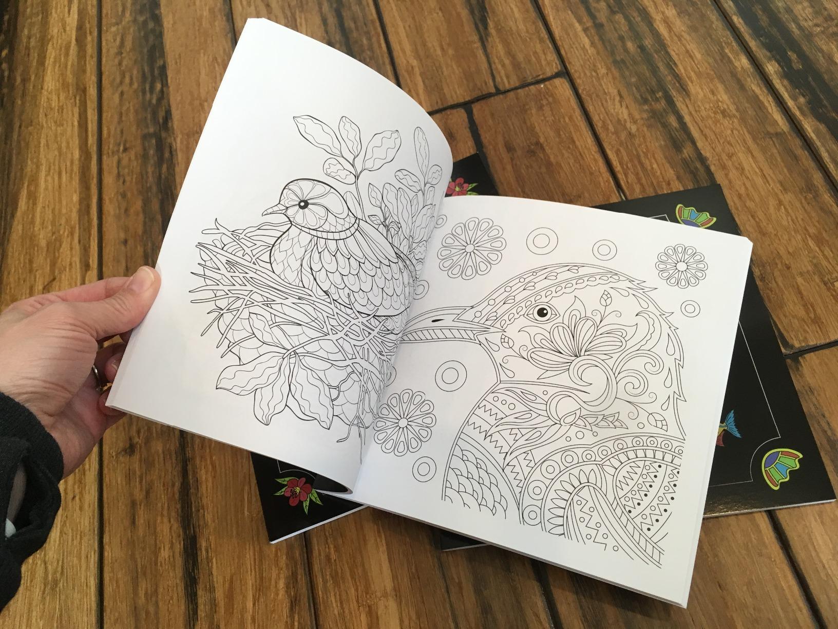 Amazon.com: Adult Coloring Books Set.Three Books! Designs from The Sky ...