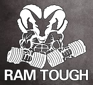 Amazon.com - Dodge Ram Truck Tough Muscle Lifting Weights Bodybuilder ...