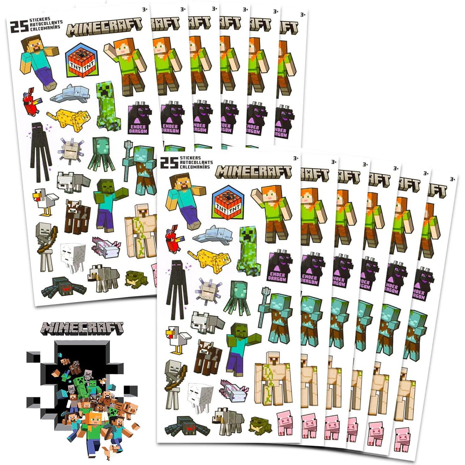 Amazon.com: Minecraft Party Favors for Boys & Girls Bundle ~ 12 Pack ...