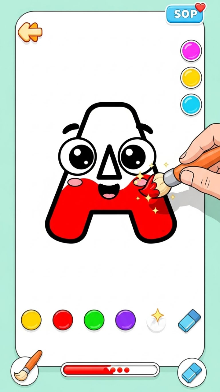 Kids Coloring Alphabet Lore Game Paint Letters and Learn - App on ...