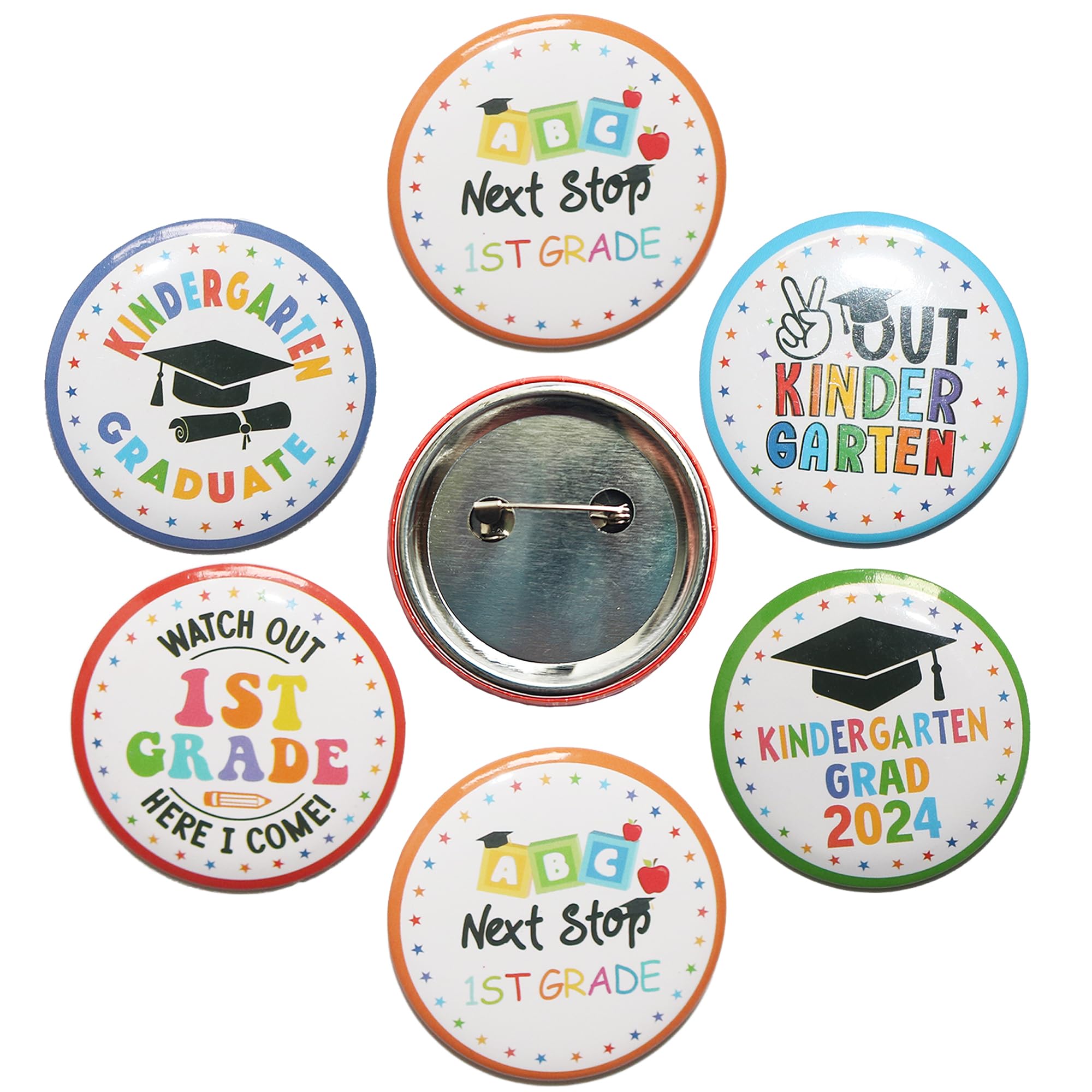 Amazon.com: Kindergarten Graduation Button Pins, Kindergarten ...