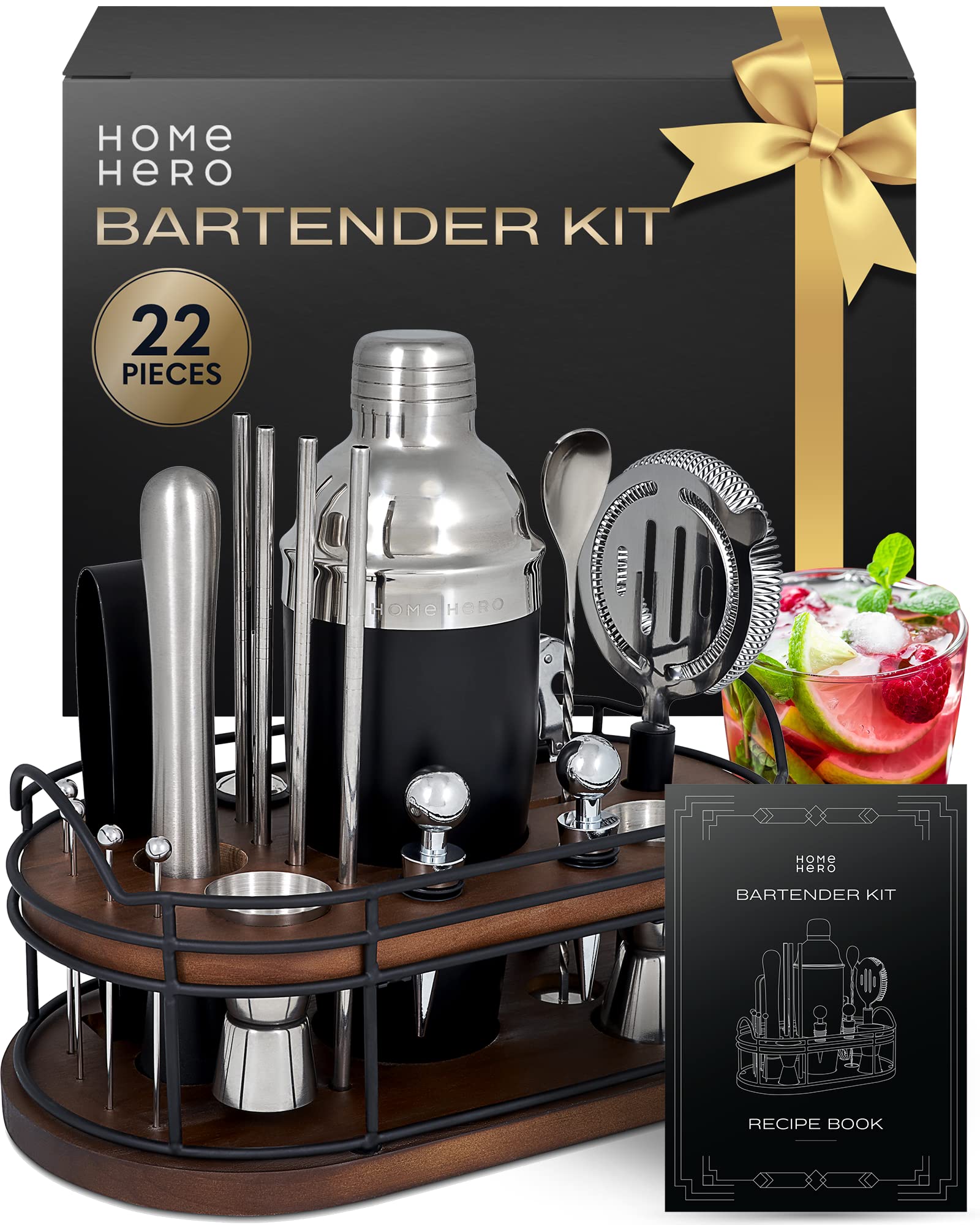 22-Piece Bar Set, Cocktail Sh...B0BKH14N5N | Encarguelo.com