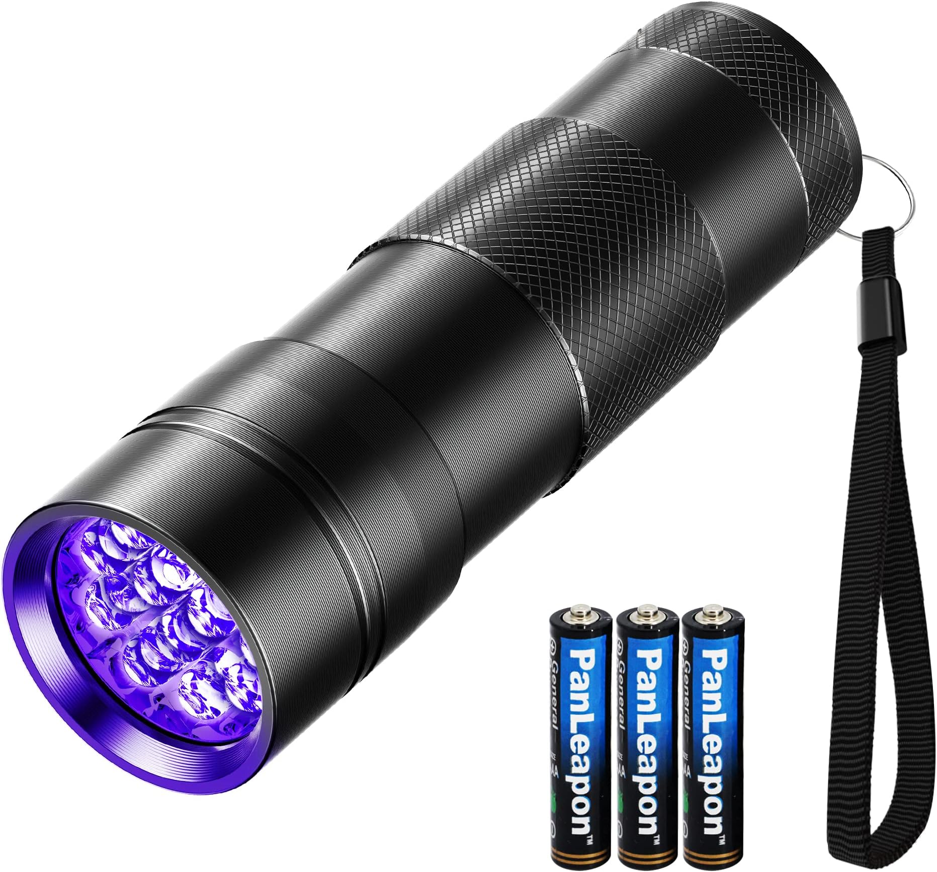 Fulighture UV Torch, Pets Black Light 12LED 395nm, Dogs/Cats Urine ...