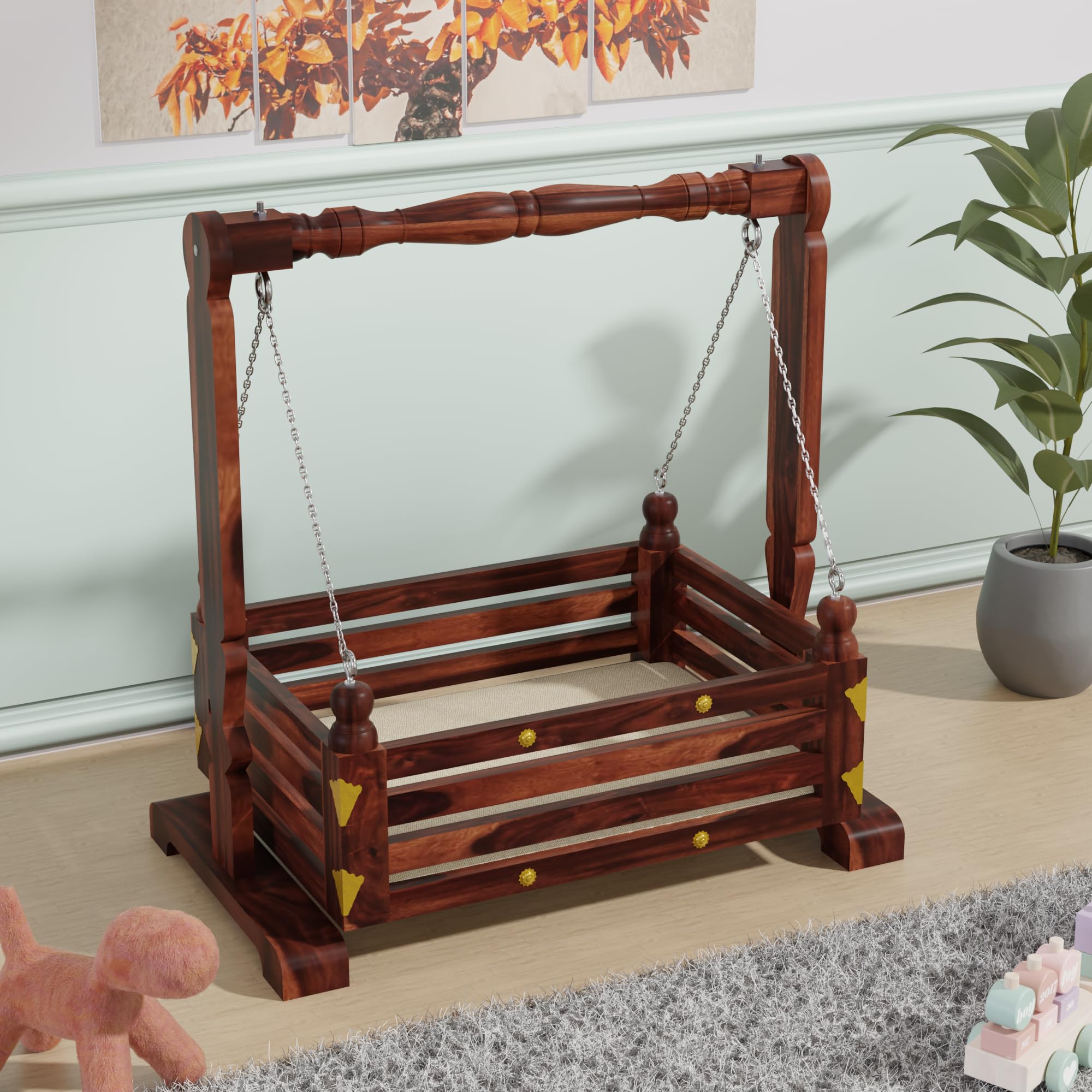 Wood Cradle Plans Noahs Ark Cradle/Toy Box Woodworking Plan.