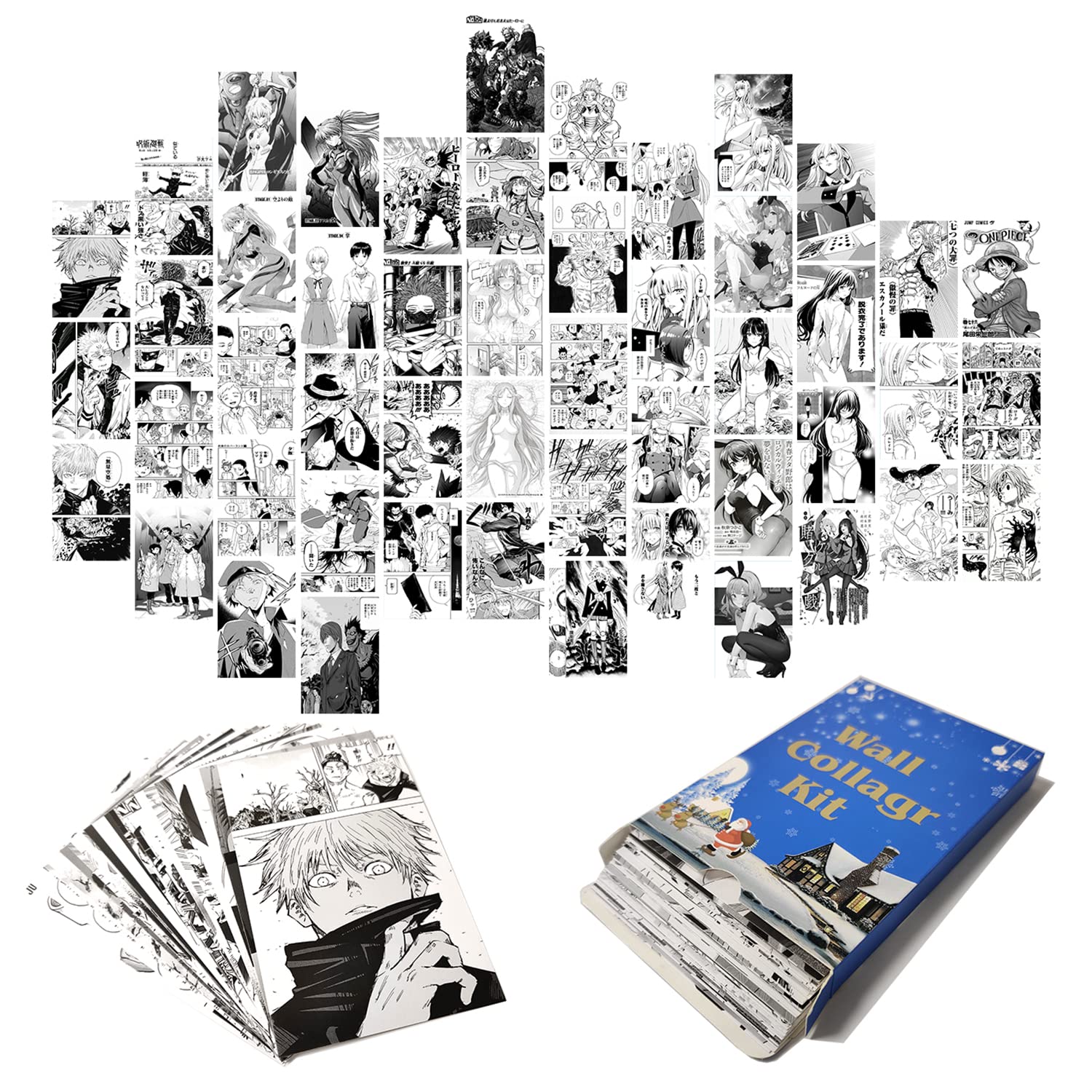 Buy Manga Wall Collage,50pcs Wall Collage Kit,Aesthetic Manga Wall ...