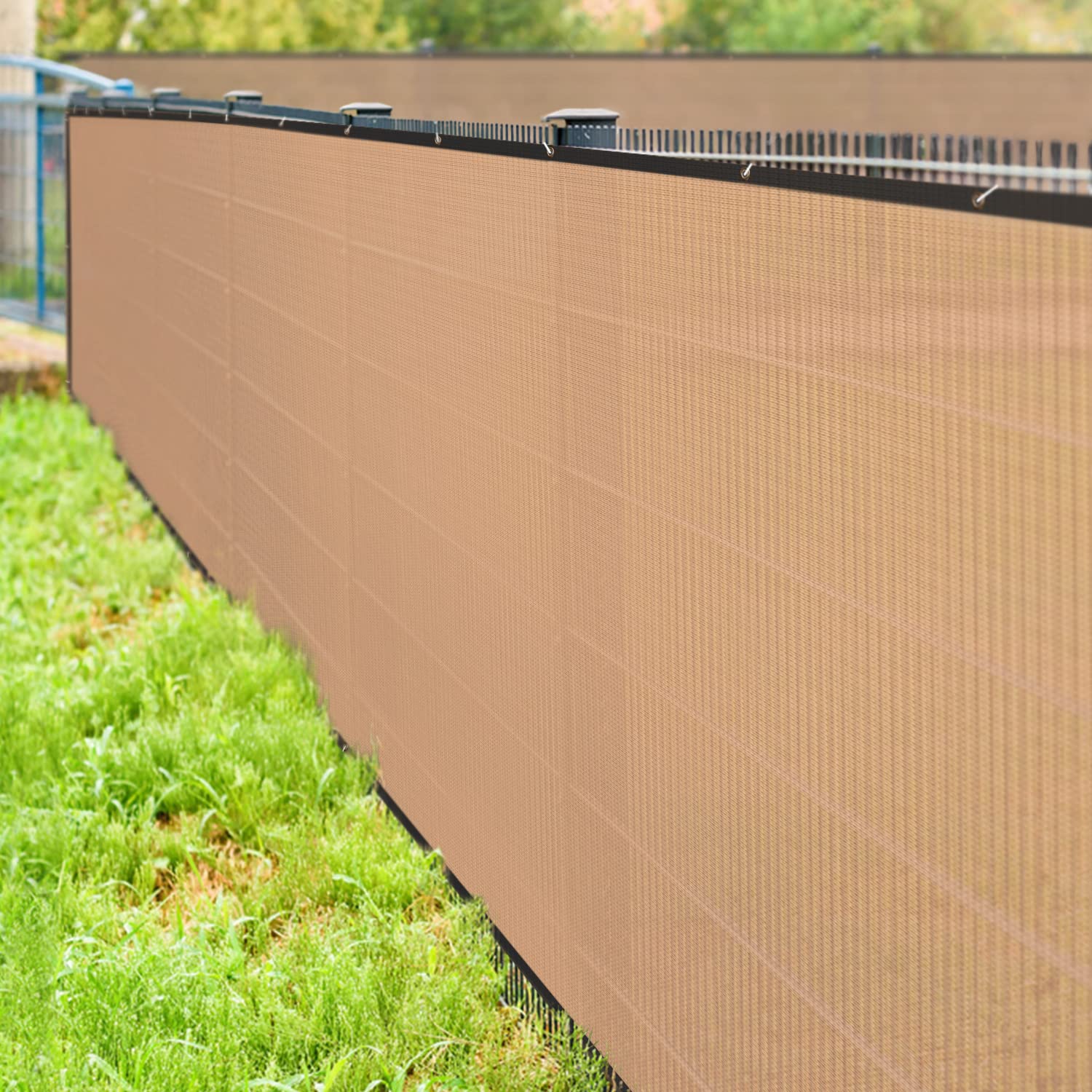 HIPPO - Privacy Screen Fence Heavy Duty Shade Net with Polyester Band ...