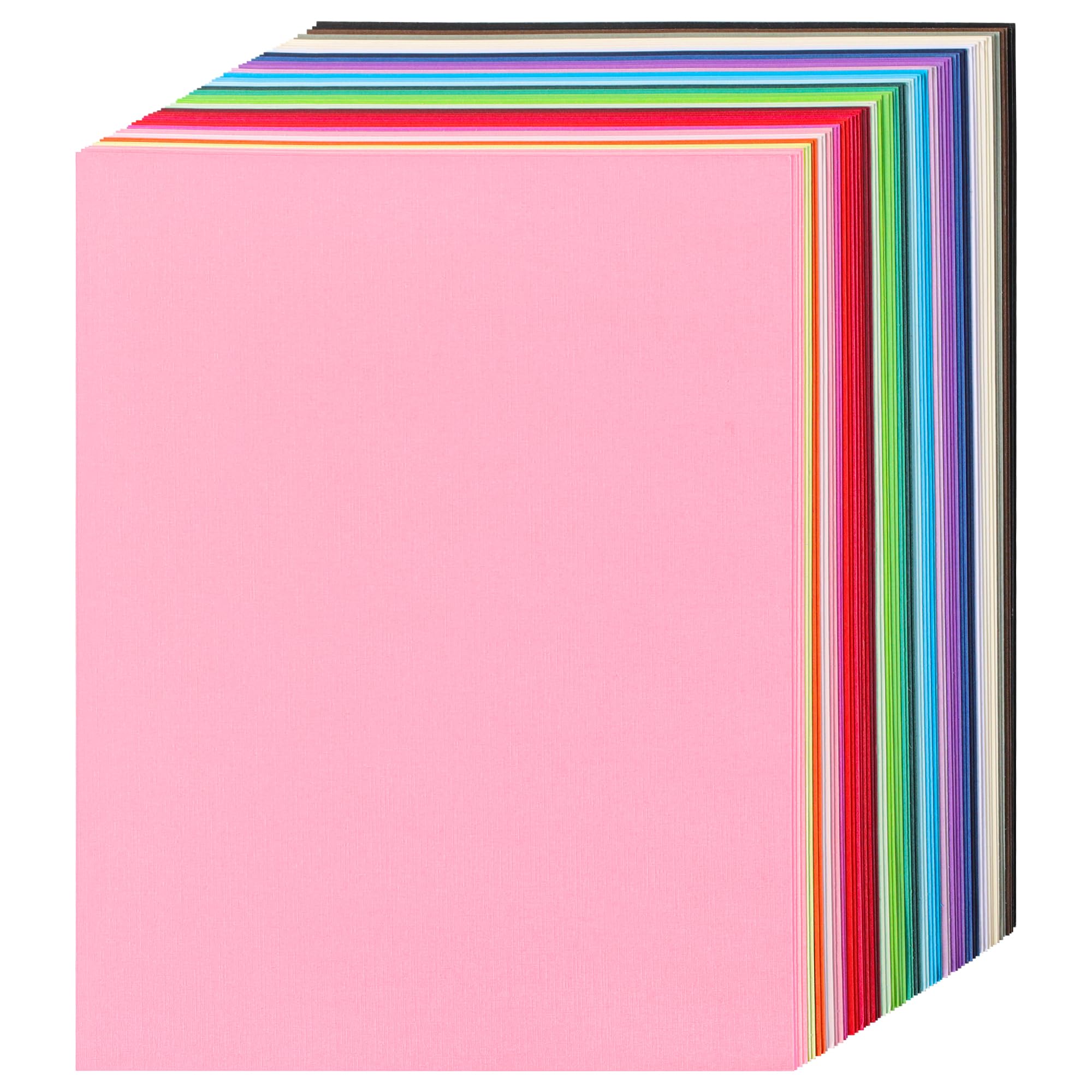 60 Sheets Textured Colored Cardstock - 8.5 x 11.0 inch / 30 Colors 85Ib ...