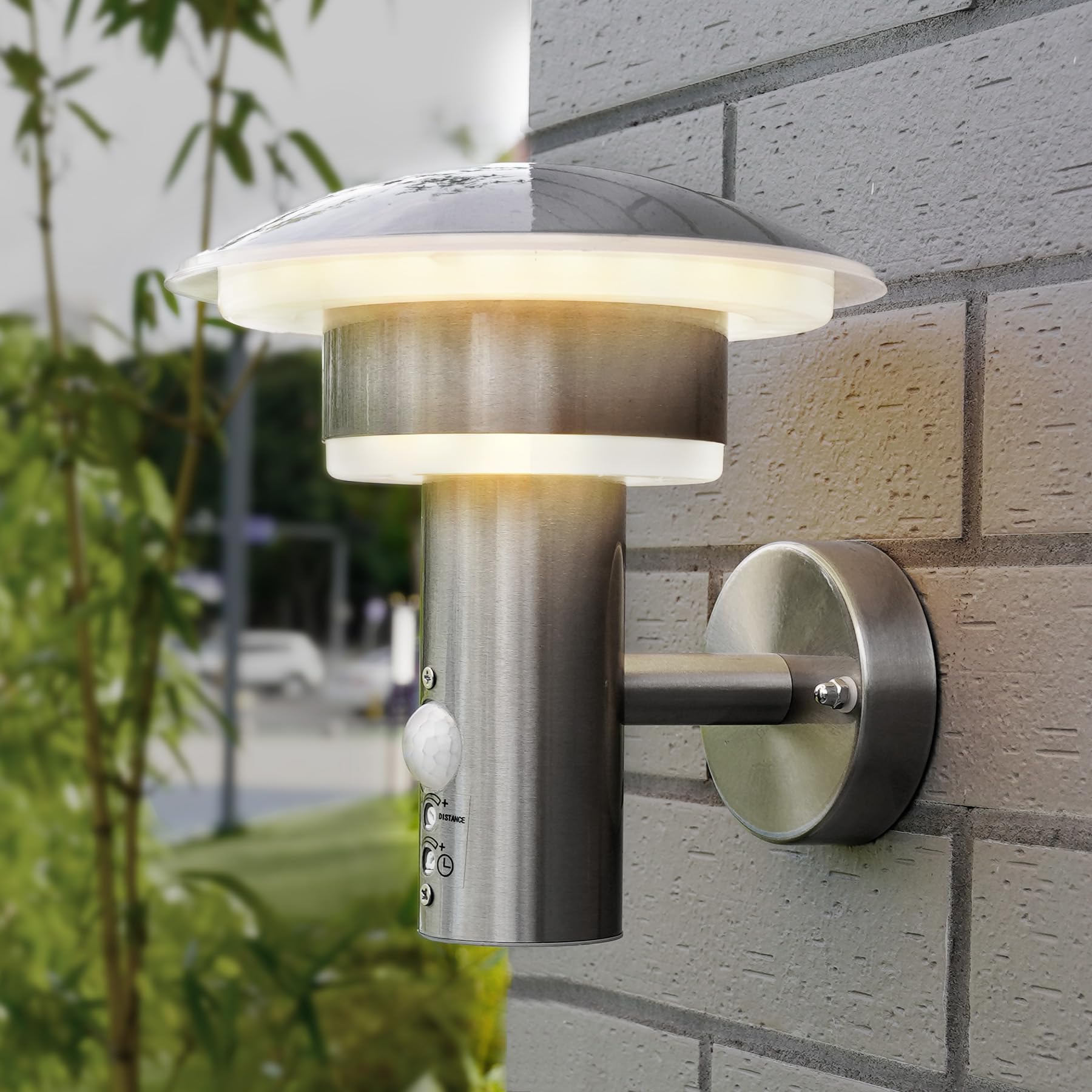 NBHANYUAN Lighting® Outdoor LED Wall Light with Motion Sensor Outside ...