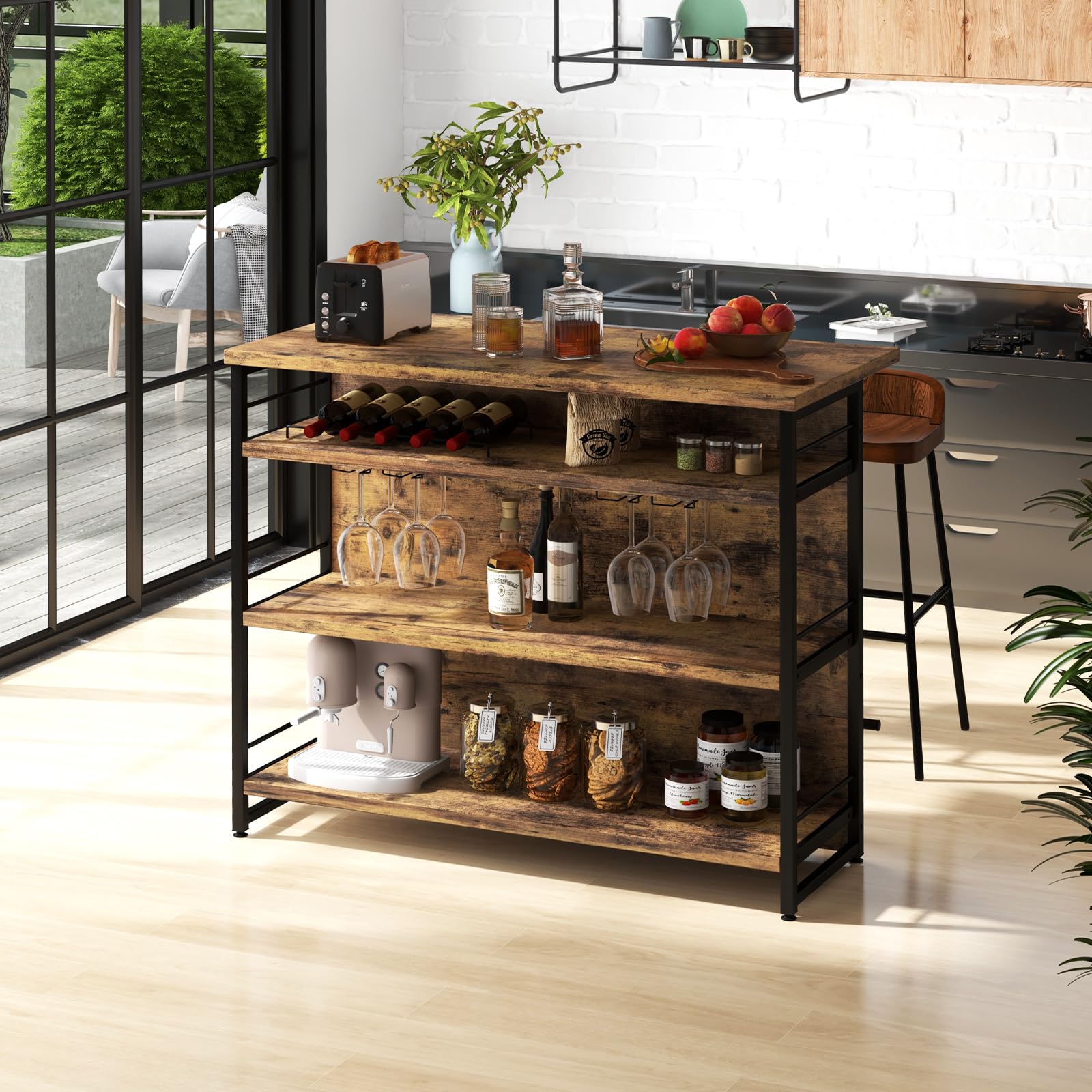 Mueble Bar De Cristal