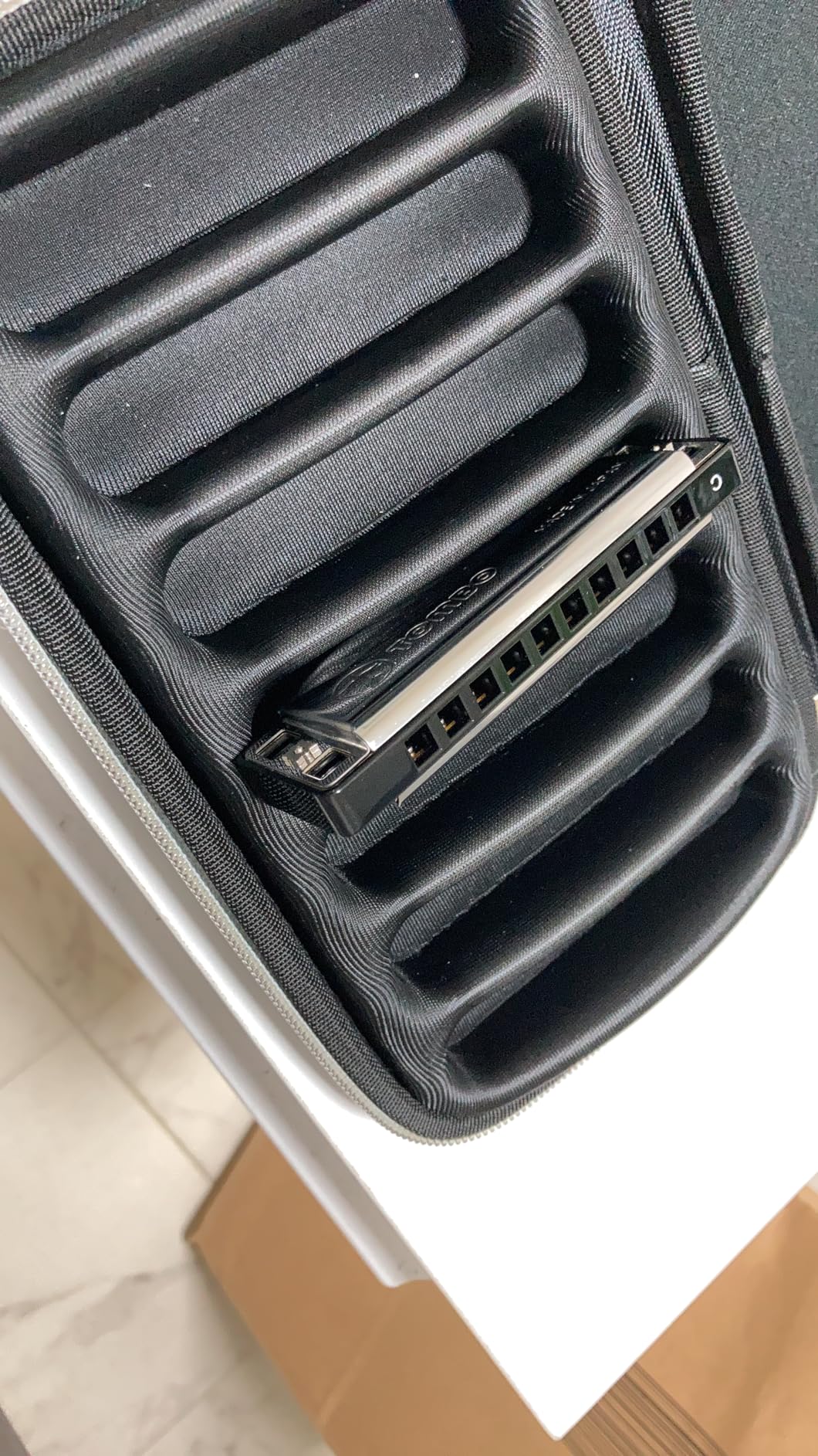 Amazon.co.jp: Harmonica Case, Alomejar, PU Leather, 7 Pack for 10 Hole ...