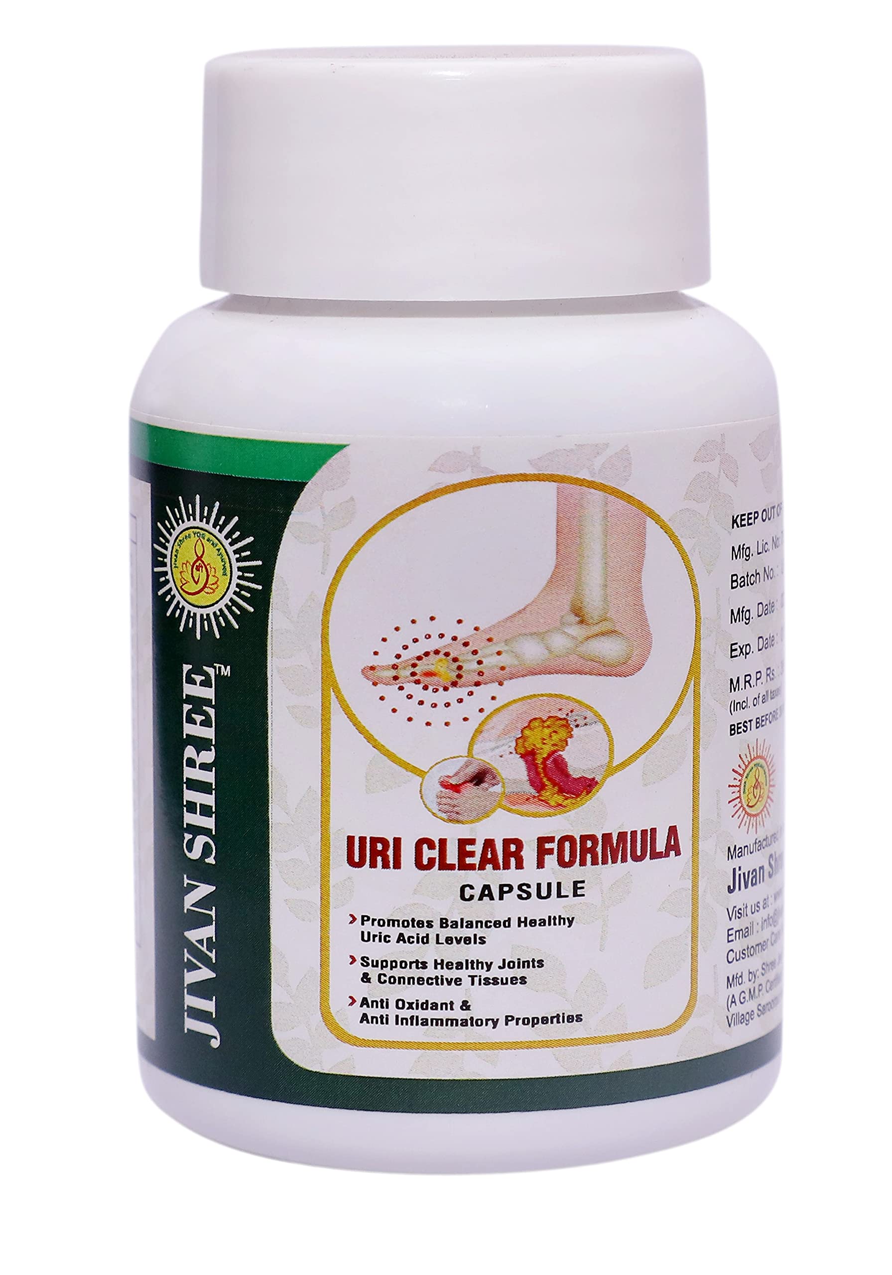 Buy Uri lear Formula Joint Pain s - Uric al Joint Support Supplements ...