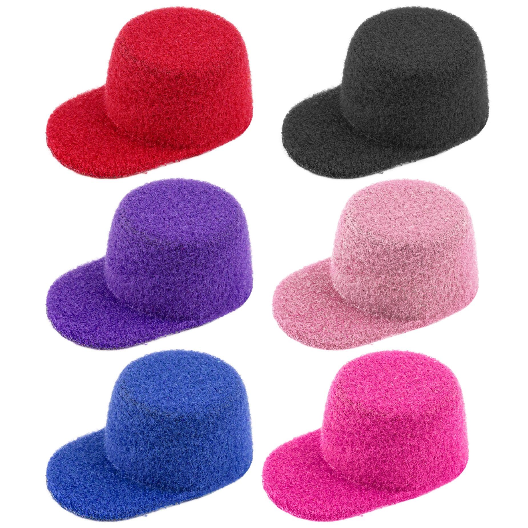 Amazon.com: Framendino, 6 Pack Mini Baseball Caps Small Hats Bottle ...