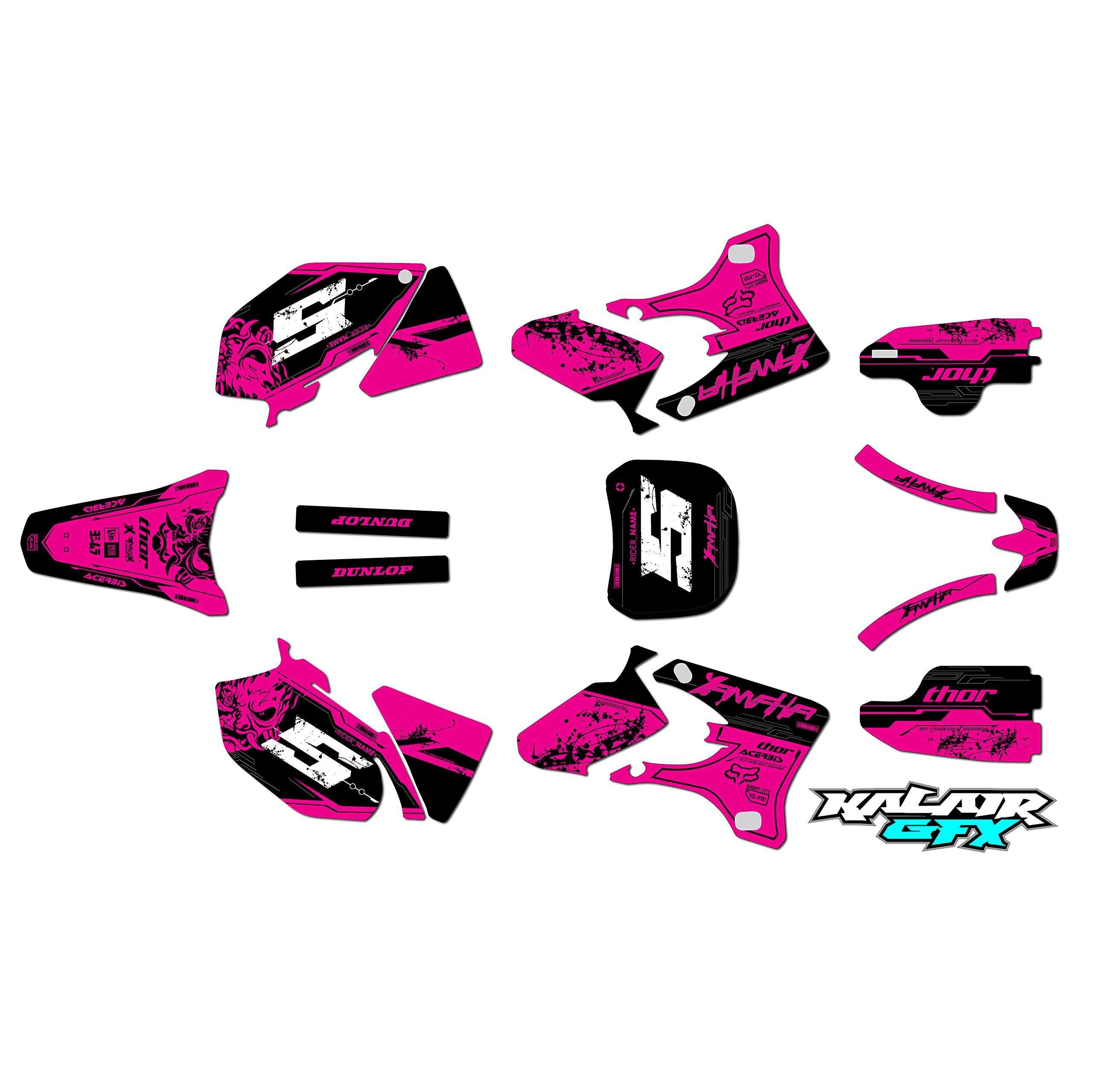 Pink Fox Racing Heart