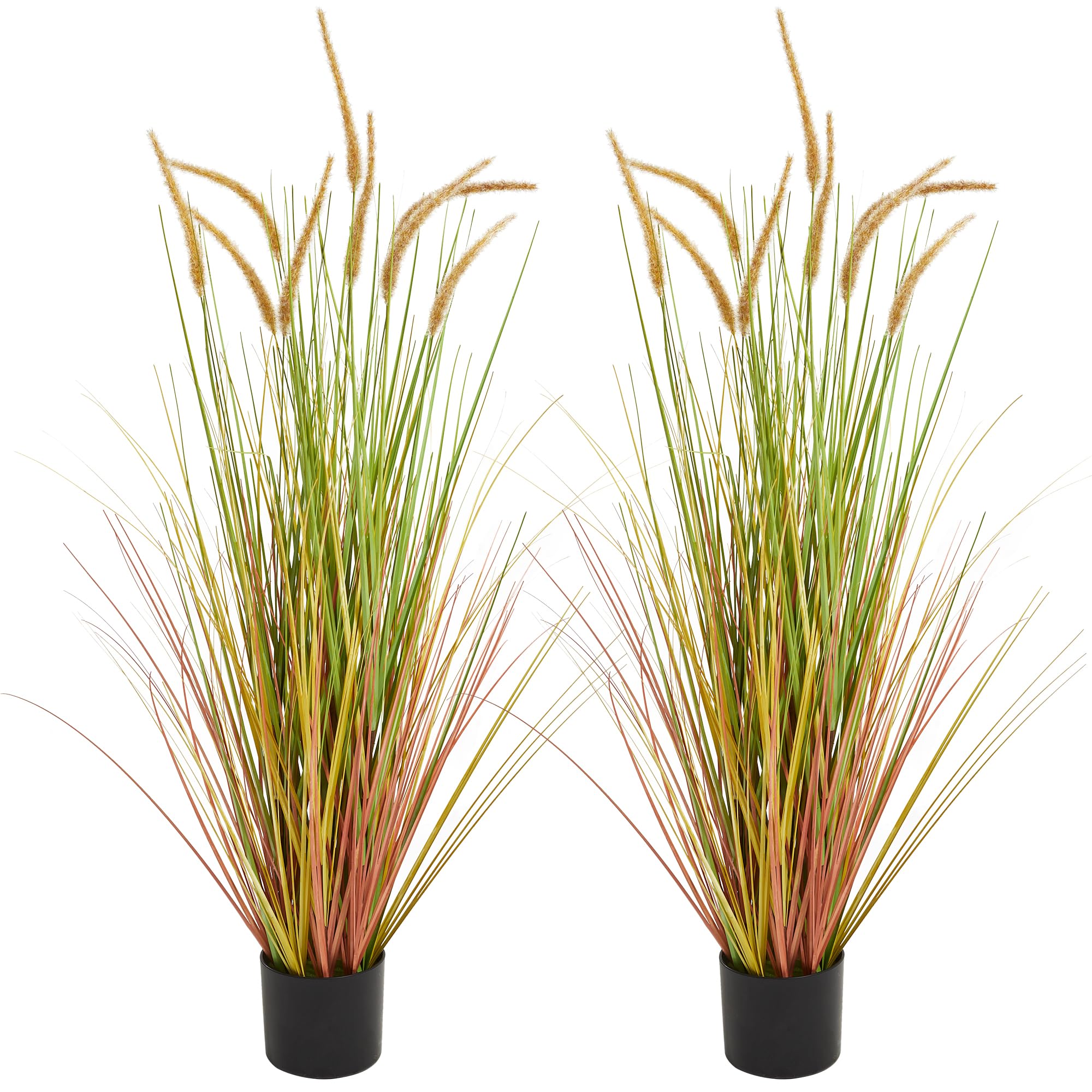 Amazon.com: KOL Artificial 4ft 2-Pack Horsetail Reed Grass, 47.2in ...