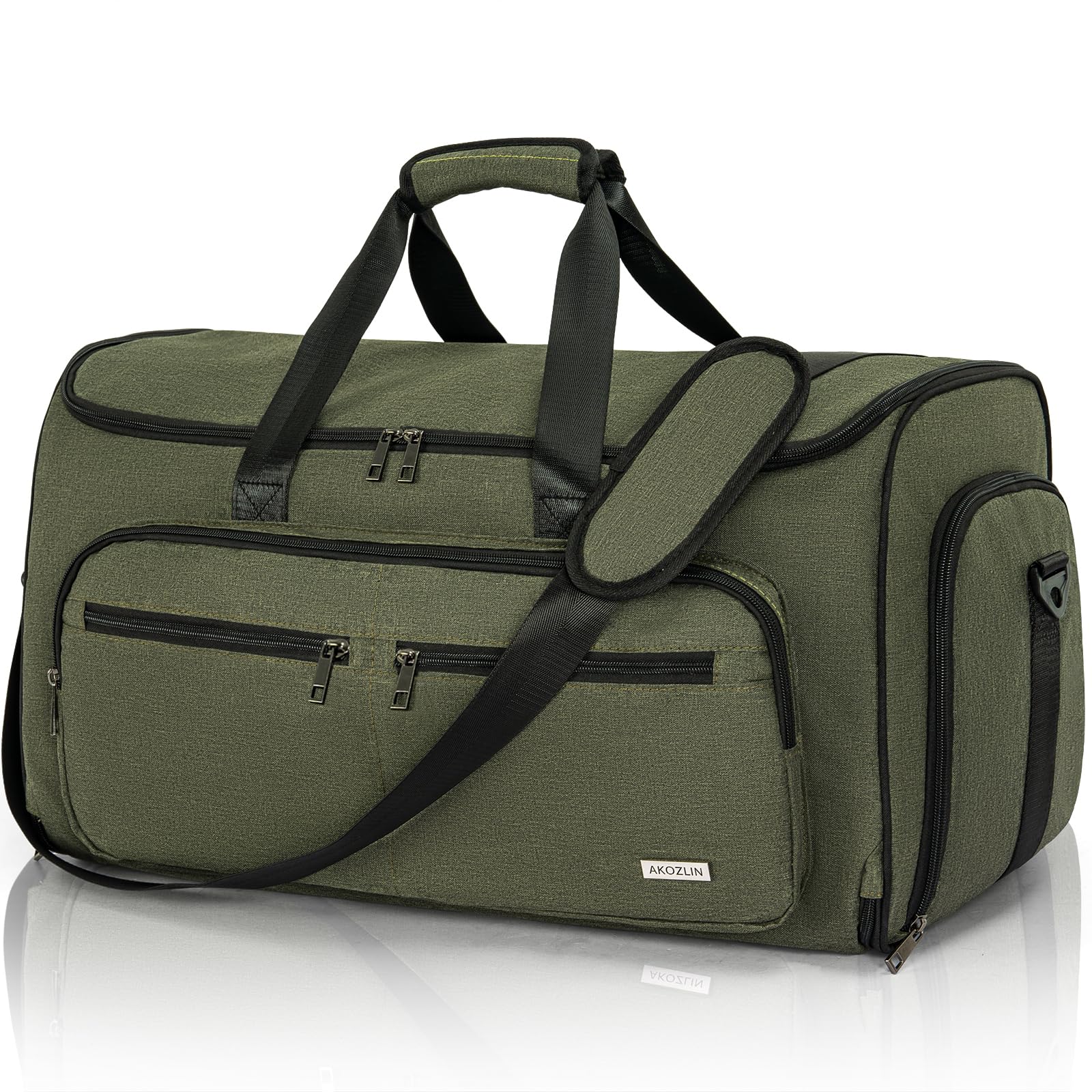 Amazon.com | AKOZLIN Convertible Garment Bag Carry on 3 in 1 Garment ...