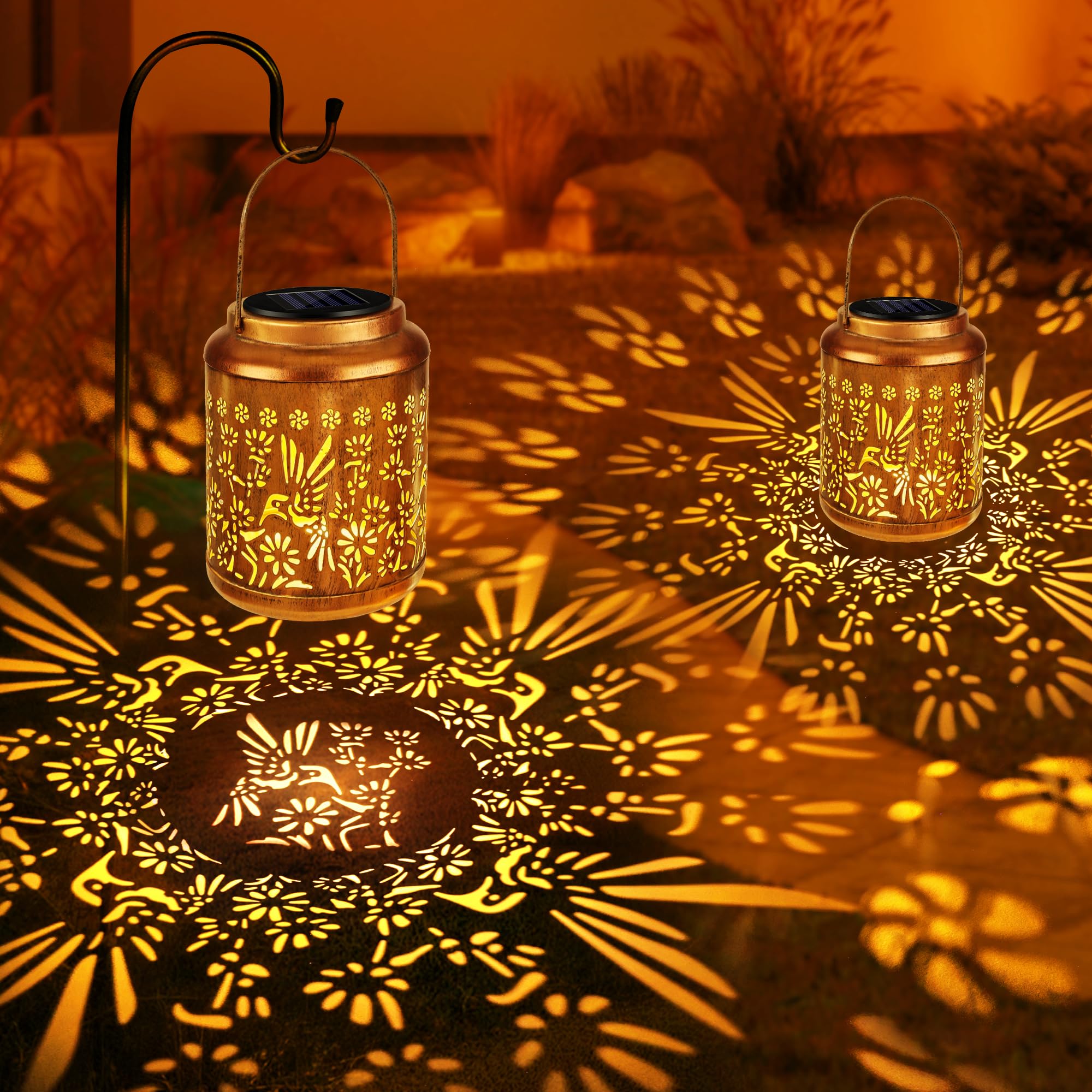 5 Best Hummingbird Solar Lights | Pouring Patterns After Dark