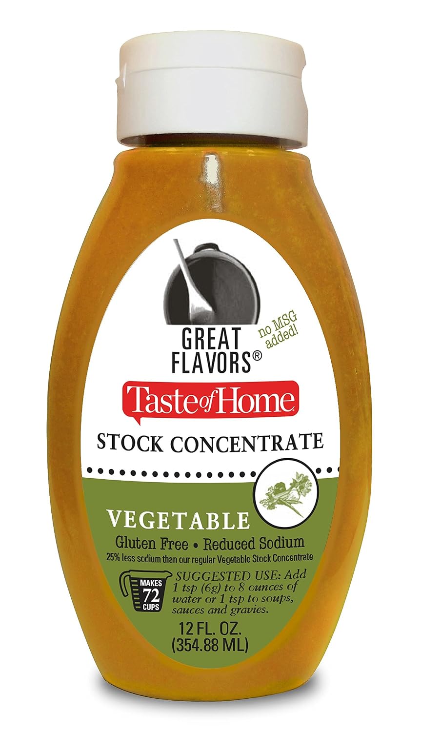 Amazon.com : Great Flavors 12. Oz Jar Stock Concentrate (Vegetable ...