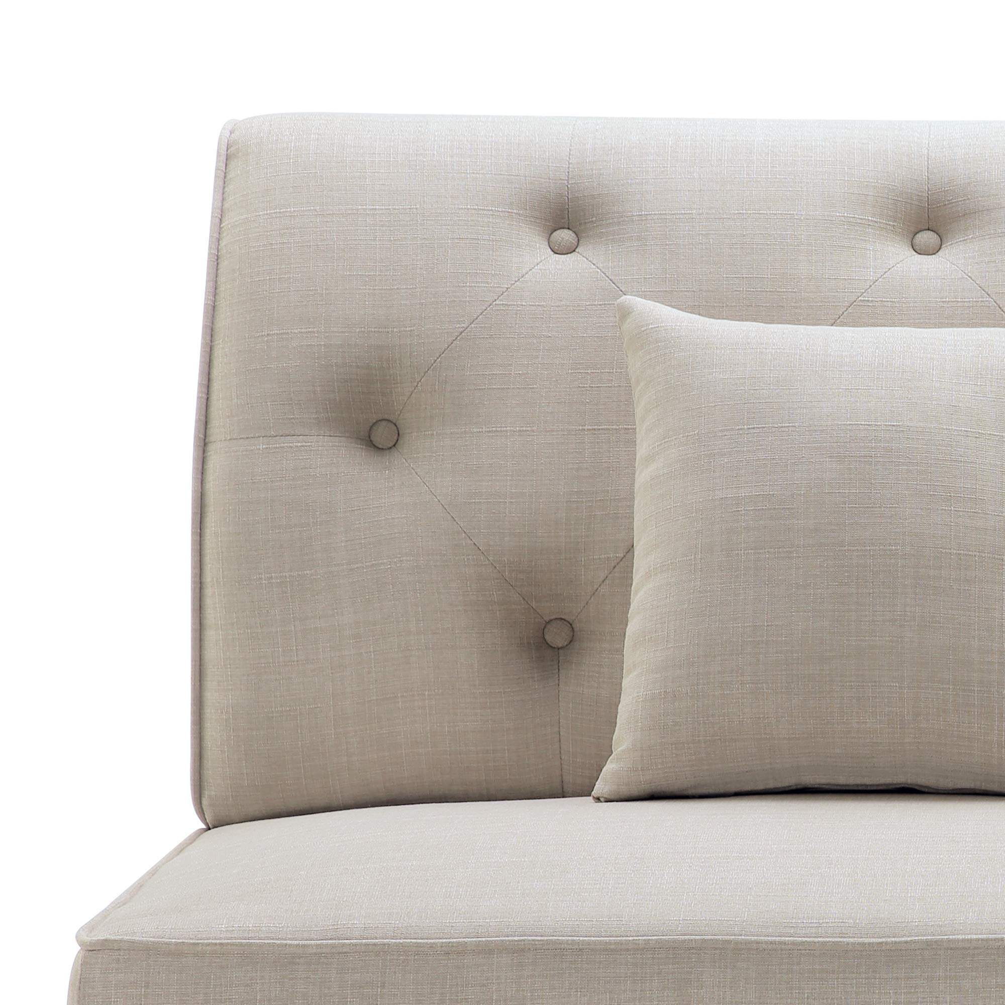 Snapklik.com : Rosevera Cassandra Fabric Tufted Buttons Loveseat Couch ...